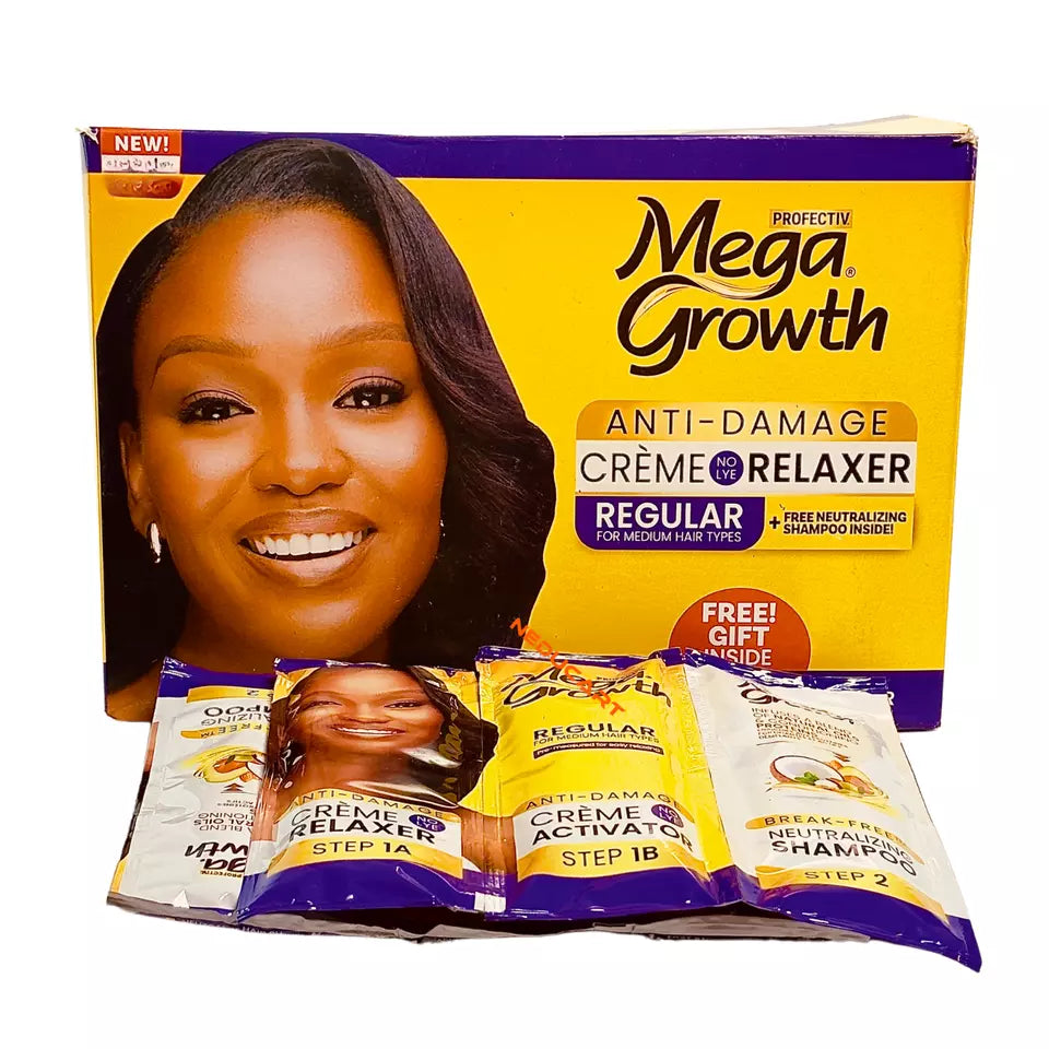 Profectiv Mega Growth Anti-Damage Creme Relaxer 6in1 – 12 packs – Coccibeauty