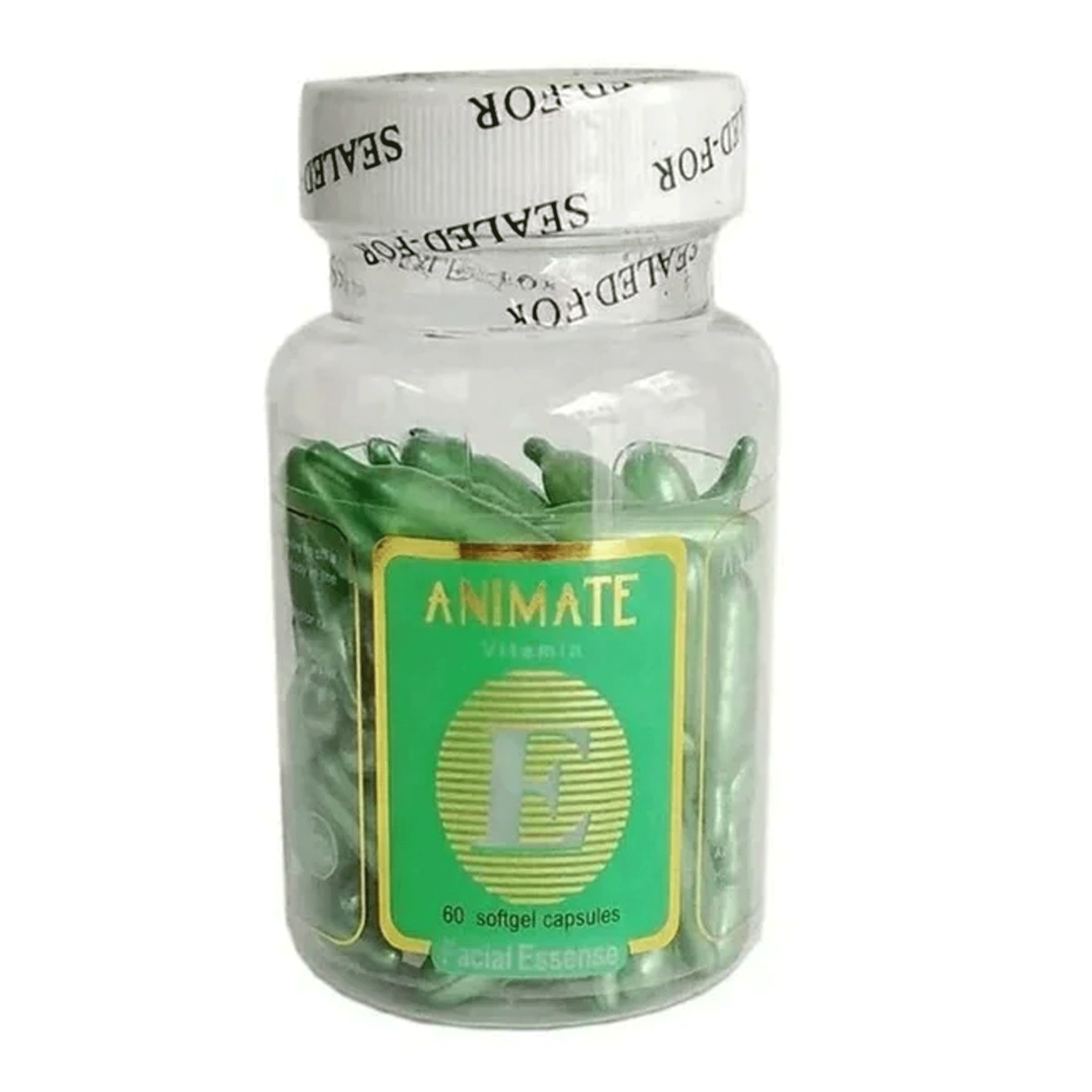 Animate Vitamin E Facial Essence Oil - 60 Softgel Capsule – Coccibeauty