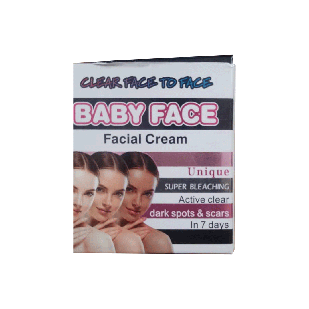 Buy Clear Face Baby Face Active Cream | Smooth & Glowing Skin – Coccibeauty