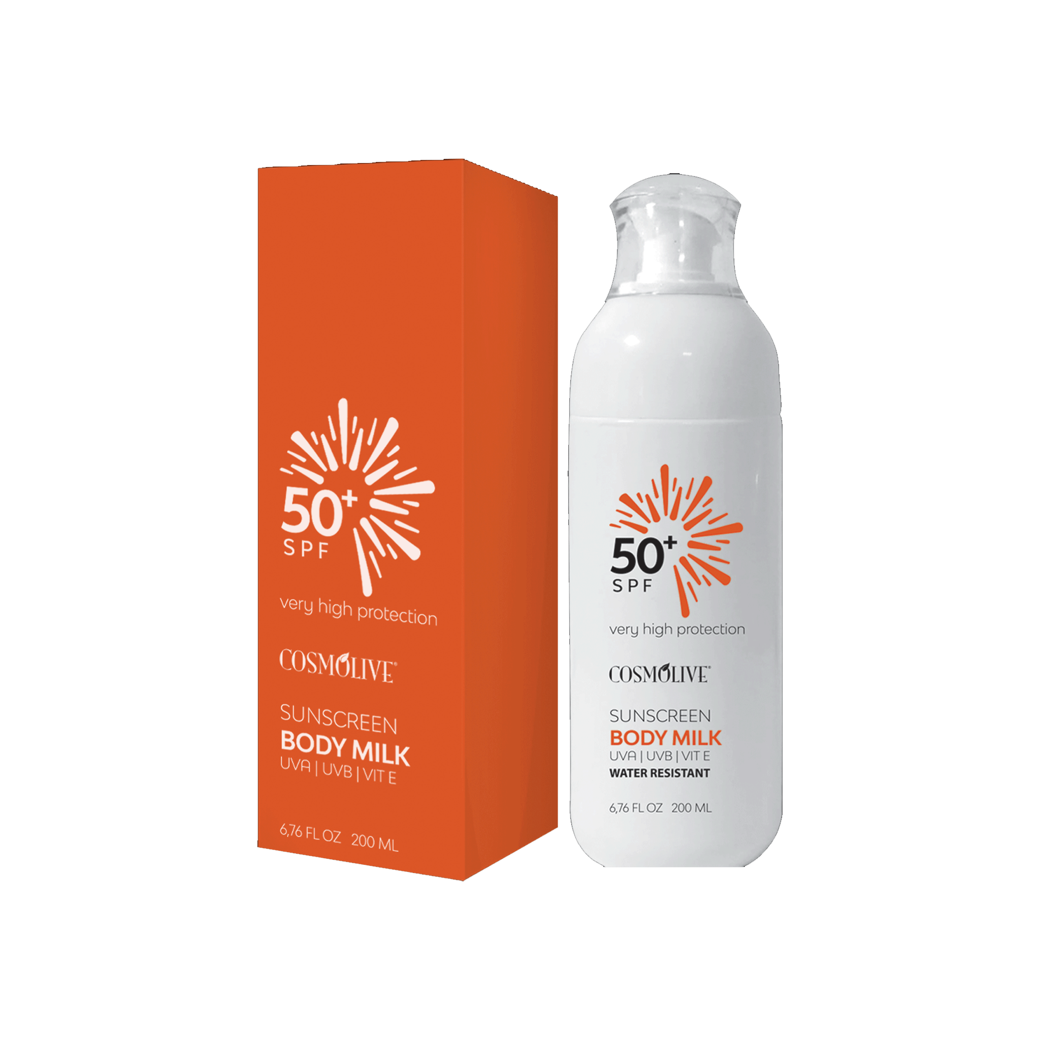 Cosmolive Sunscreen Body Milk - Body Milk spf 50+ – Coccibeauty