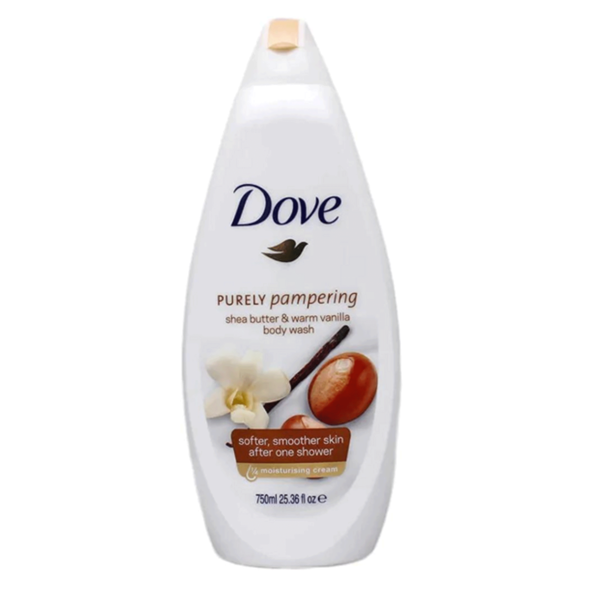 Dove Shea Butter & Warm Vanilla Body Wash 750ml | Deep Moisture Care ...
