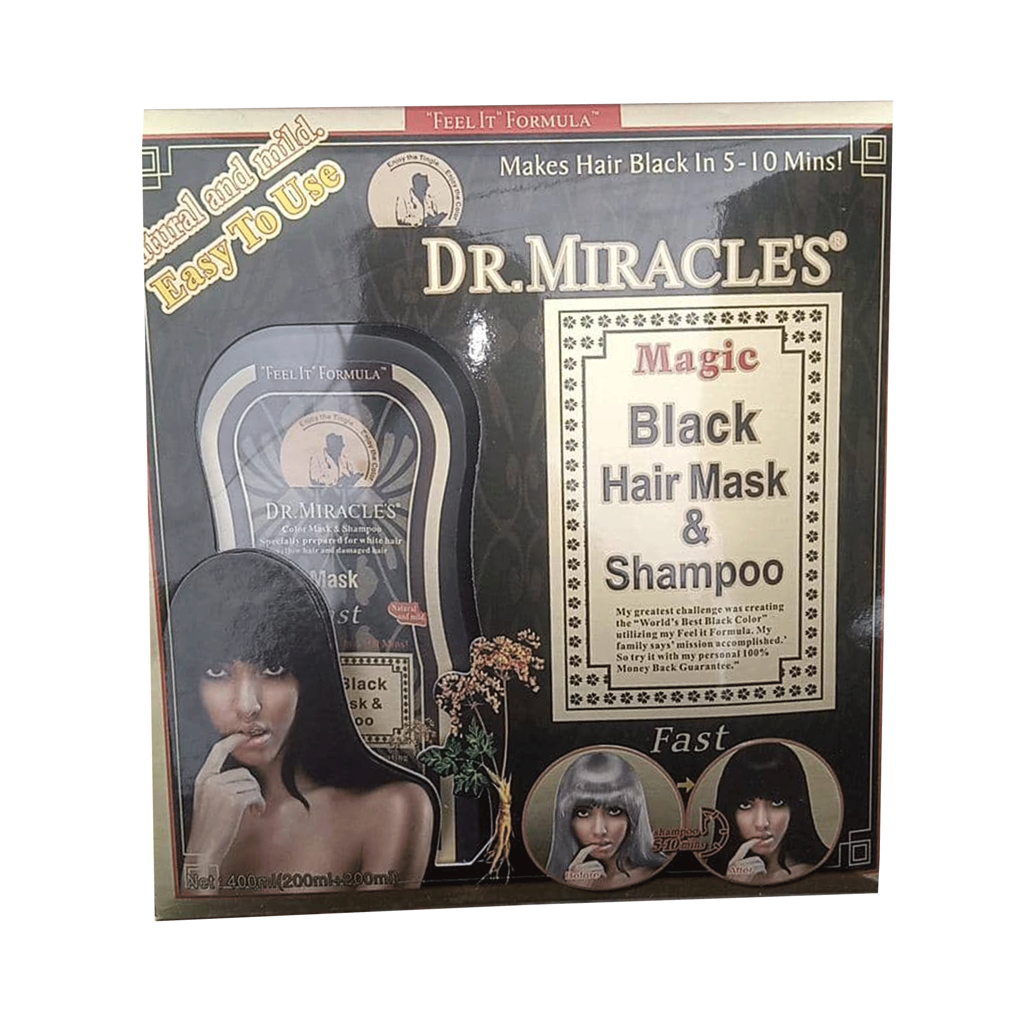 Dr. Miracle's Magic Black Hair Mask And Shampoo – Coccibeauty