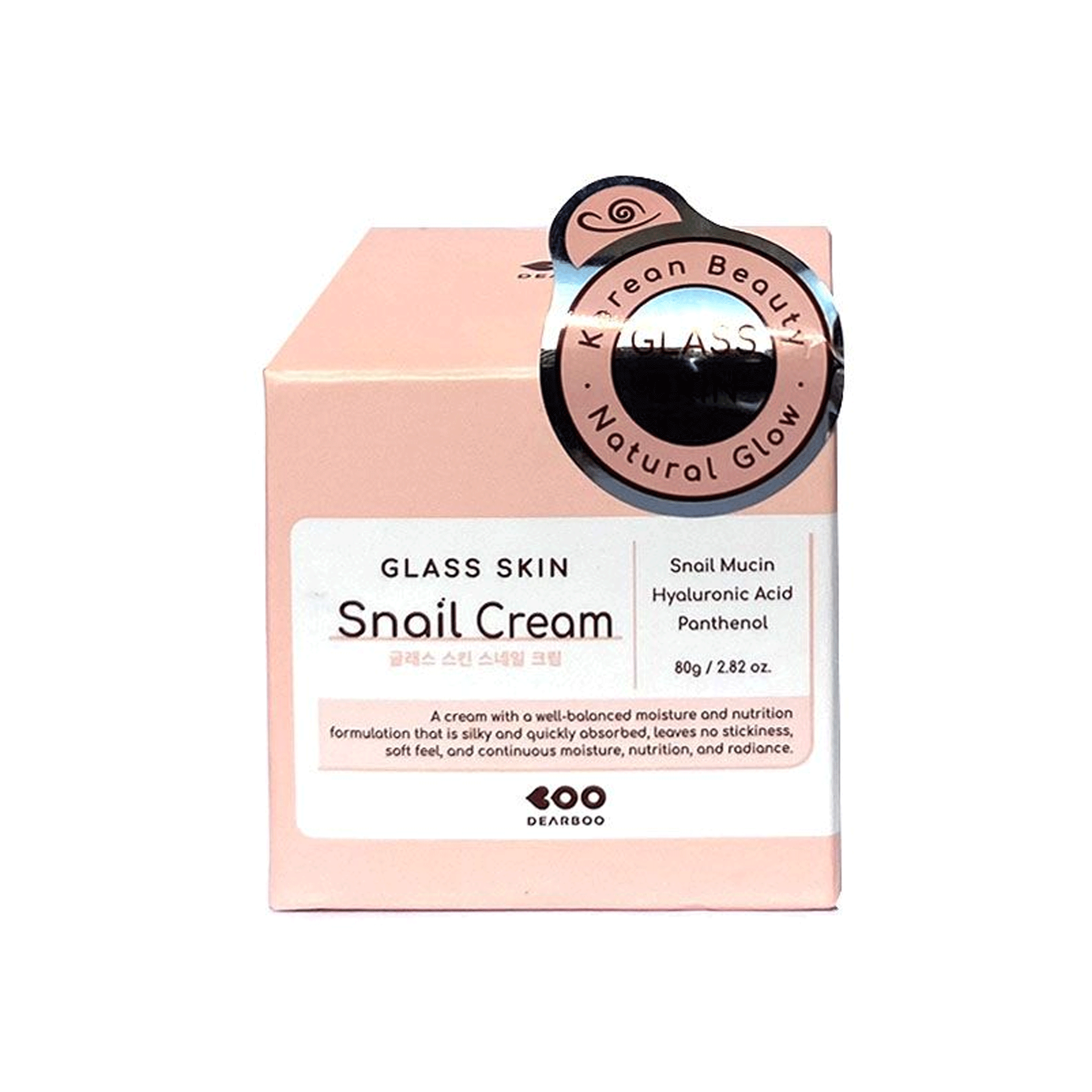 Glass Skin Snail Mucin Cream 80g – Coccibeauty