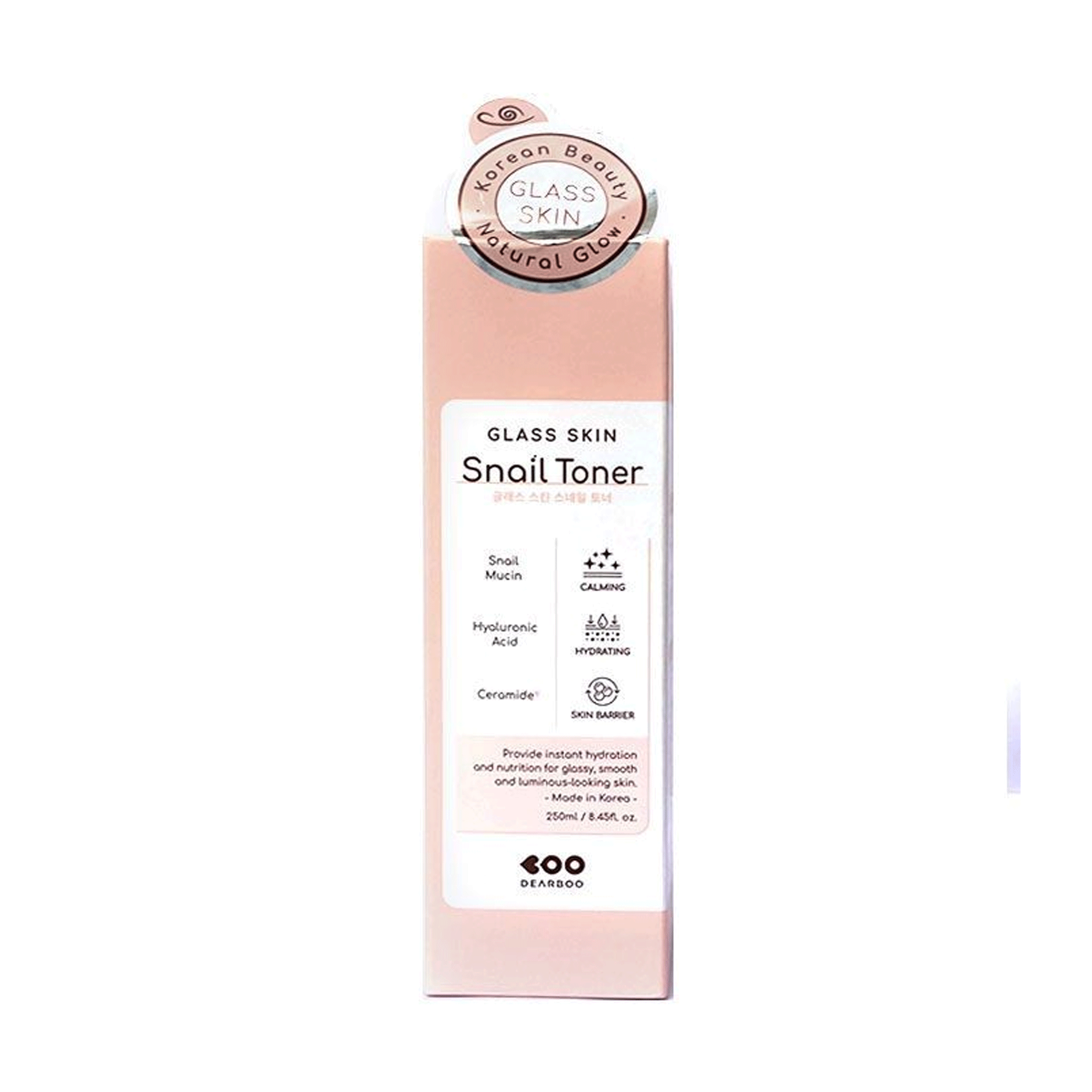 BUY Glass Skin Snail Mucin Toner 250ml – Coccibeauty