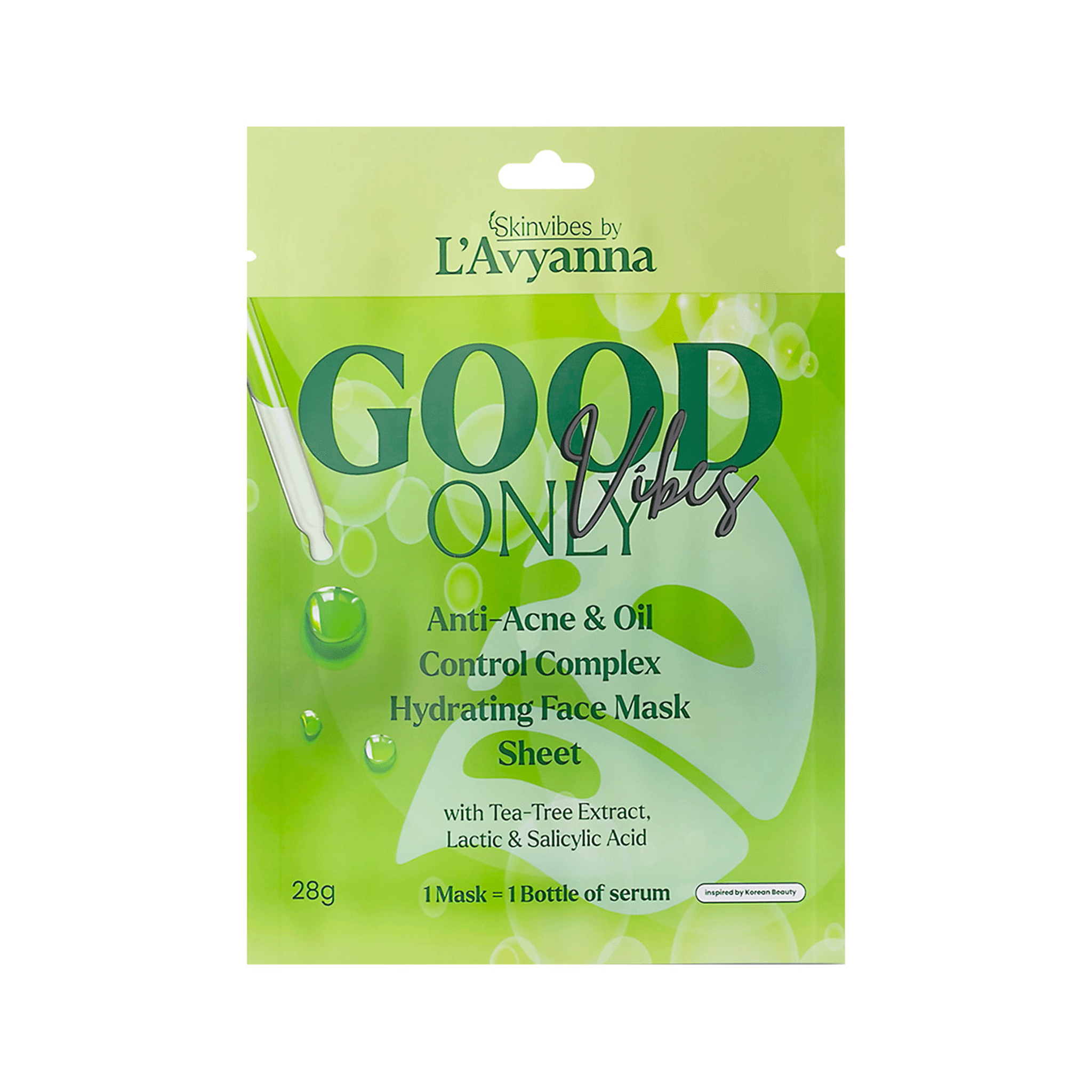 Good Vibes Only Anti-Acne & Oil Control Face Mask – Coccibeauty