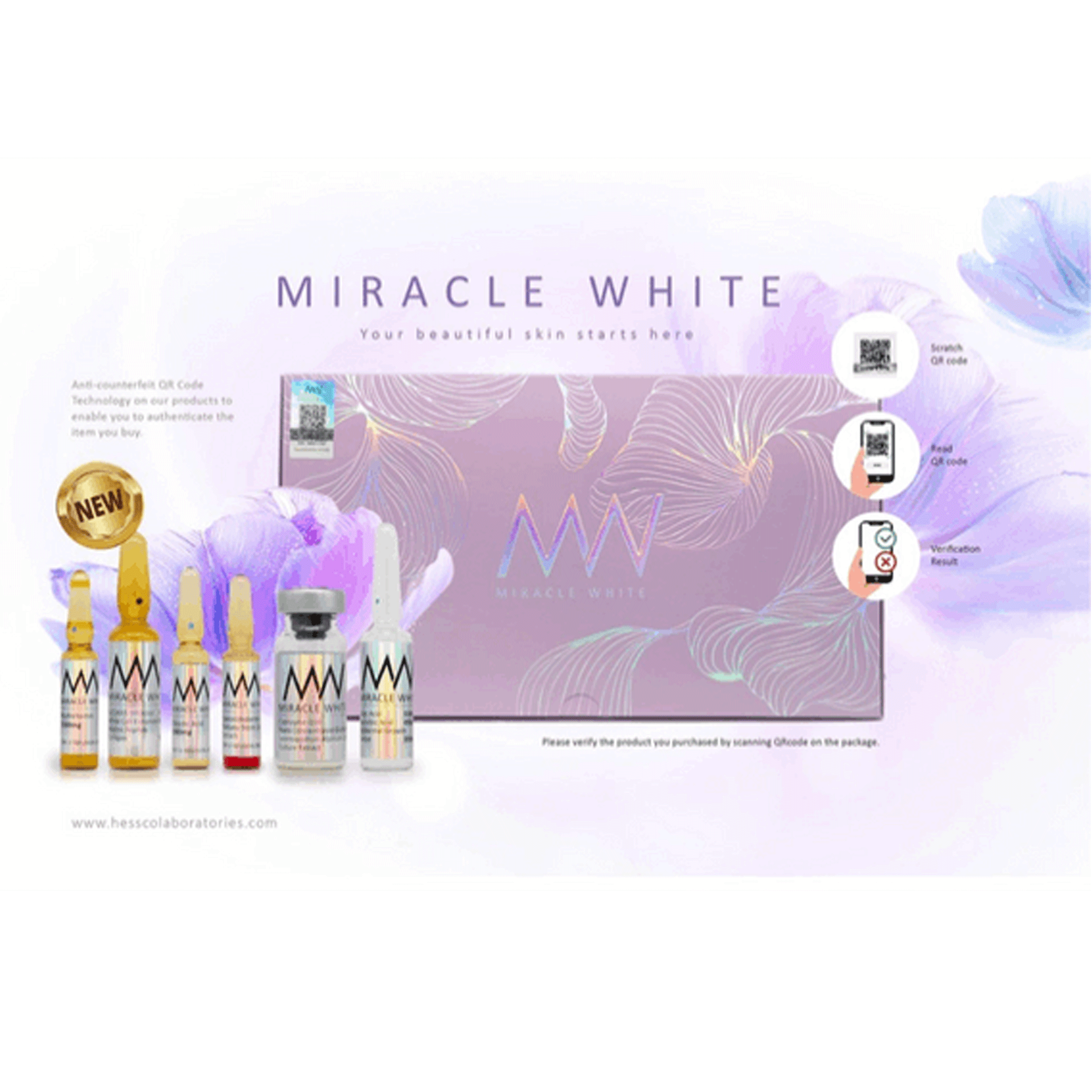Miracle White Injection 60000mg – Coccibeauty