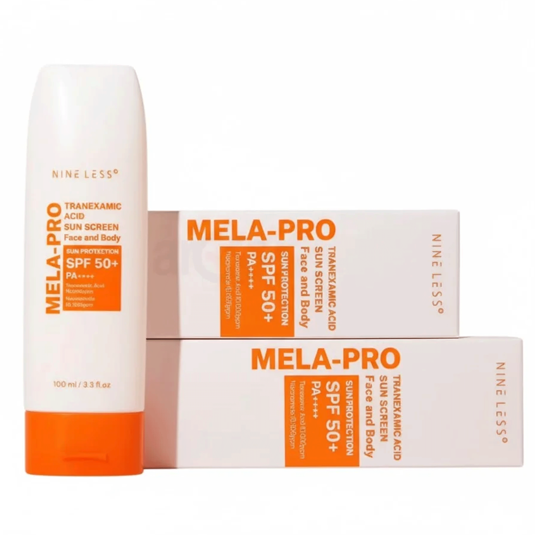 NINELESS Mela-Pro Tranexamic Acid + Niacinamide Face & Body Sunscreen ...