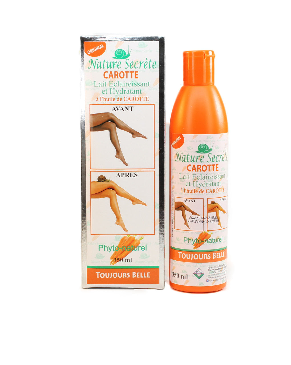 Nature Secrète with Carrot Oil Body Lotion 350ml – Coccibeauty