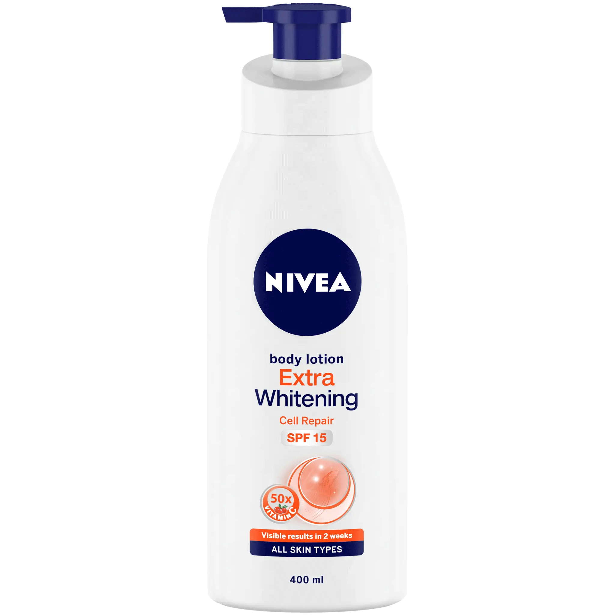 Nivea Extra Whitening Cell Repair Body Lotion with SPF15 400ml ...