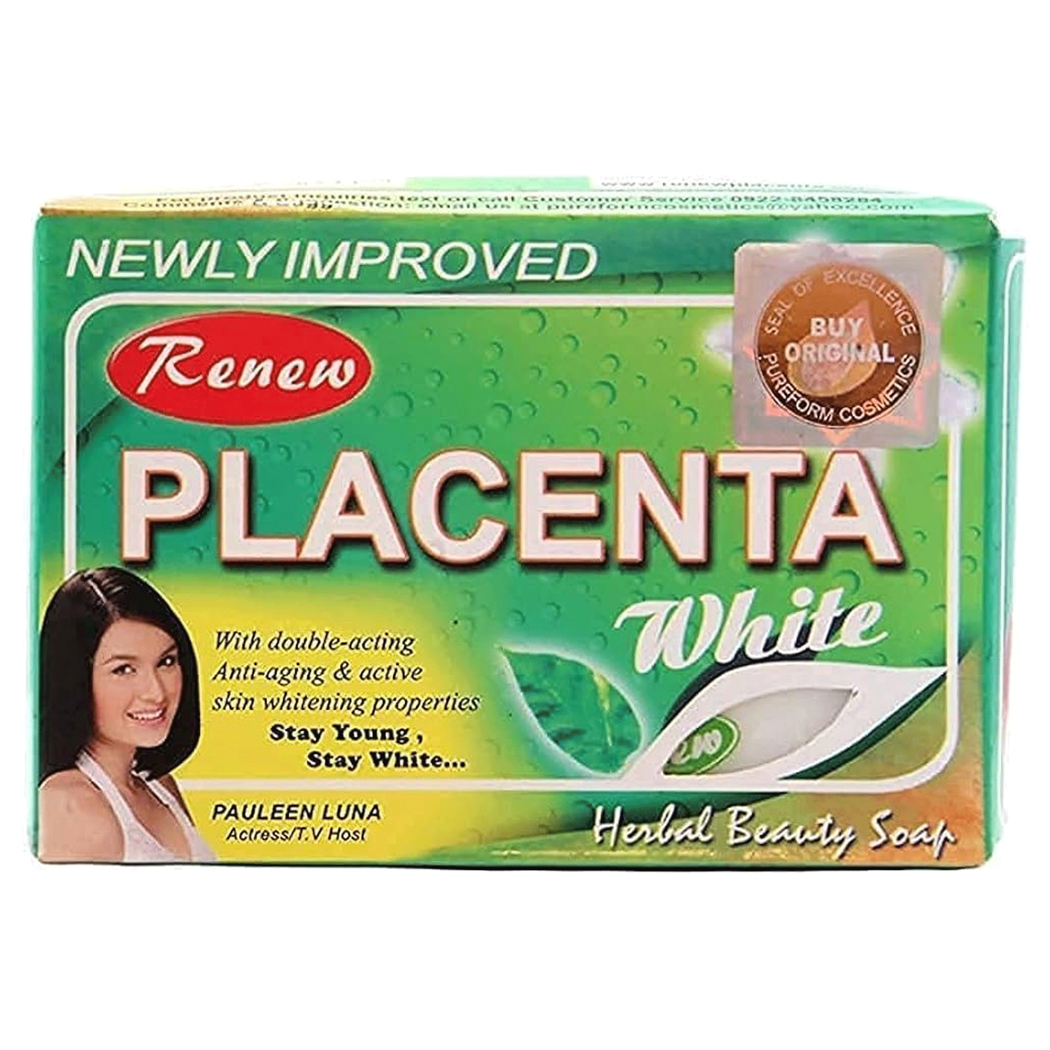 Renew Placenta White Soap For Body 135G – Coccibeauty