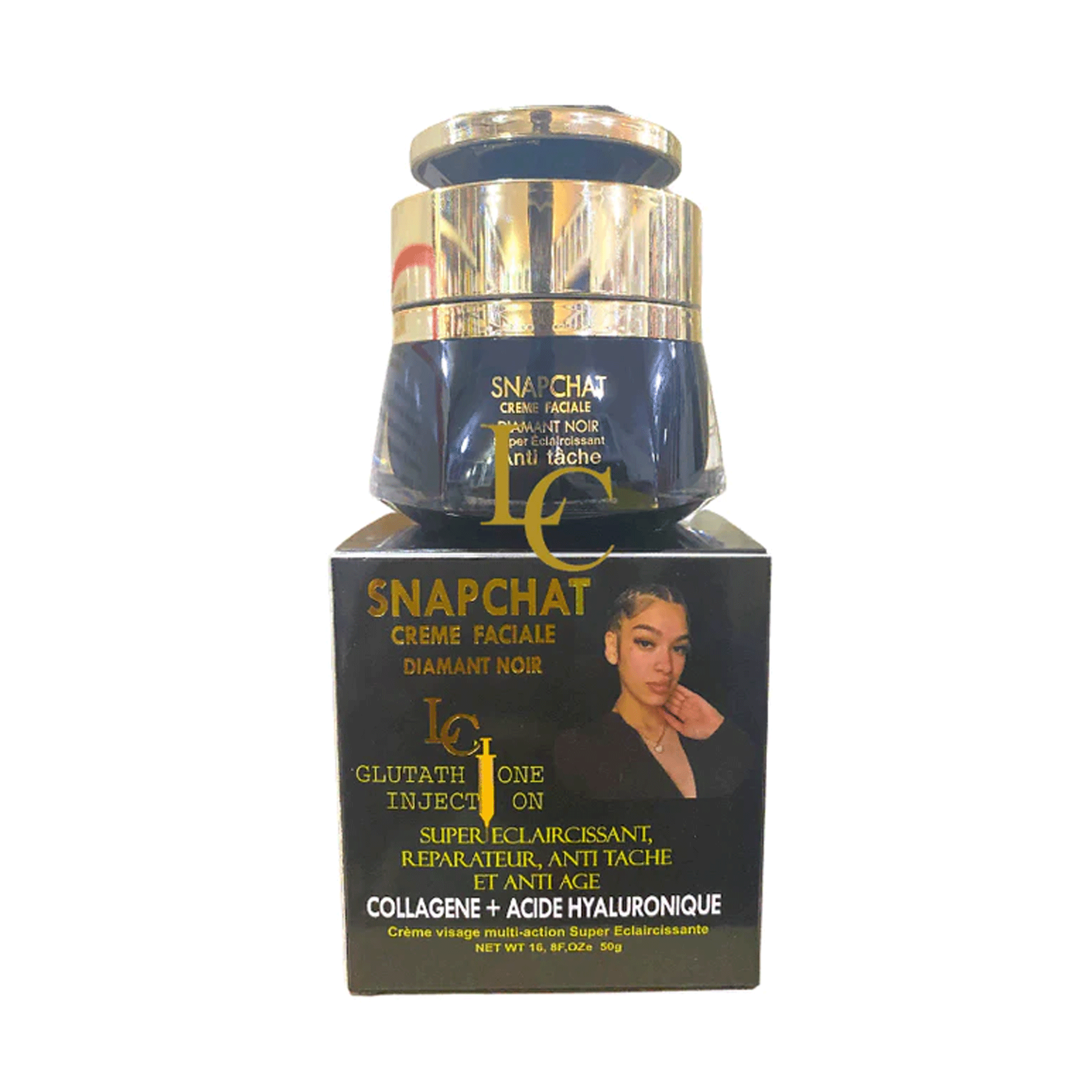 Lait Snapchat Black Diamond face Cream 50G – Coccibeauty