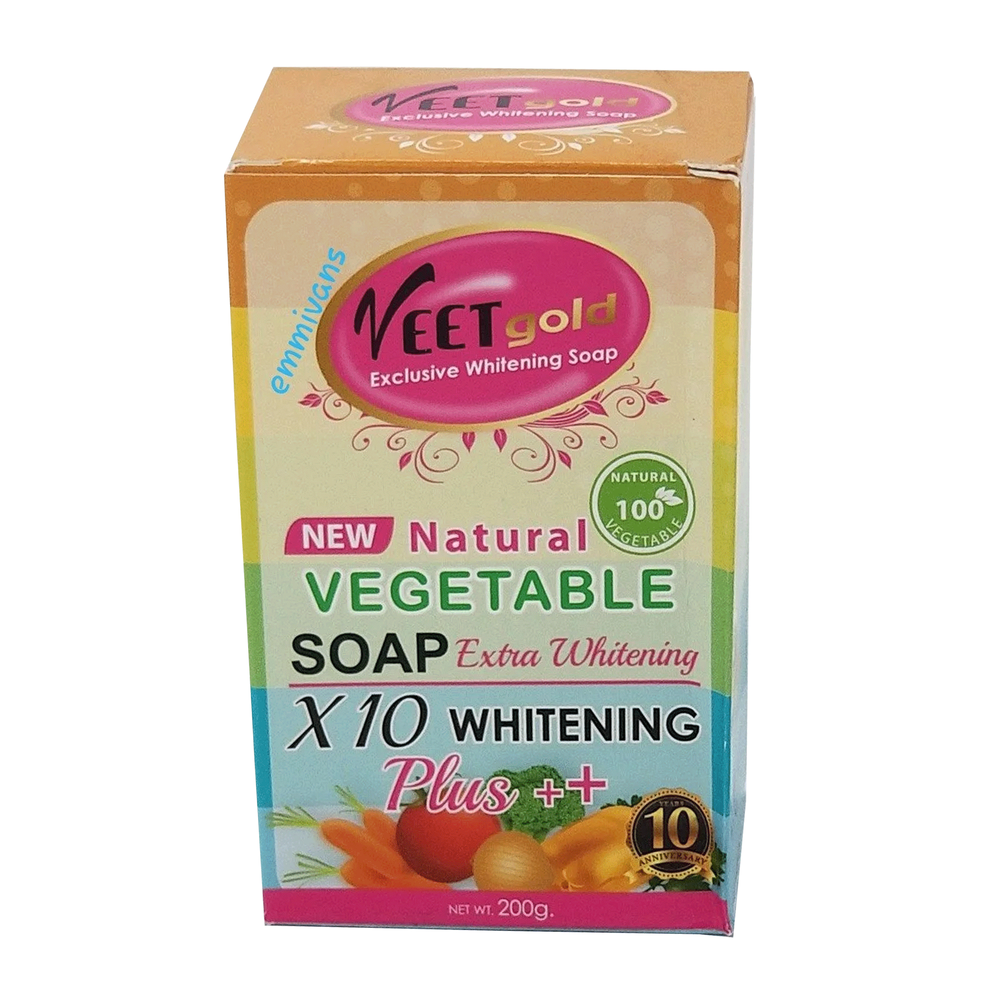 Veet Gold Natural Vegetable Soap 200g – Coccibeauty