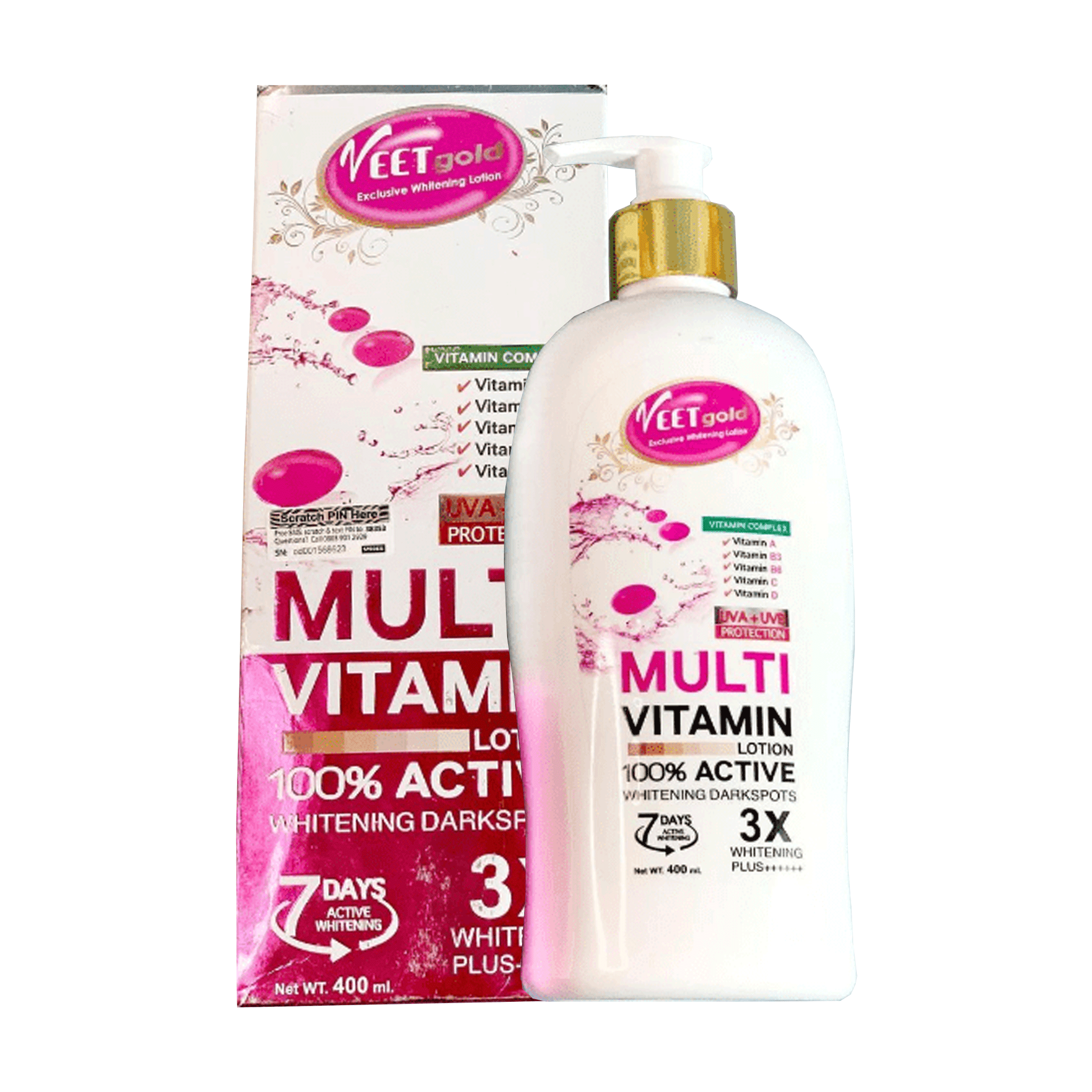 Veetgold Multivitamin Lightening Lotion 400ml – Coccibeauty