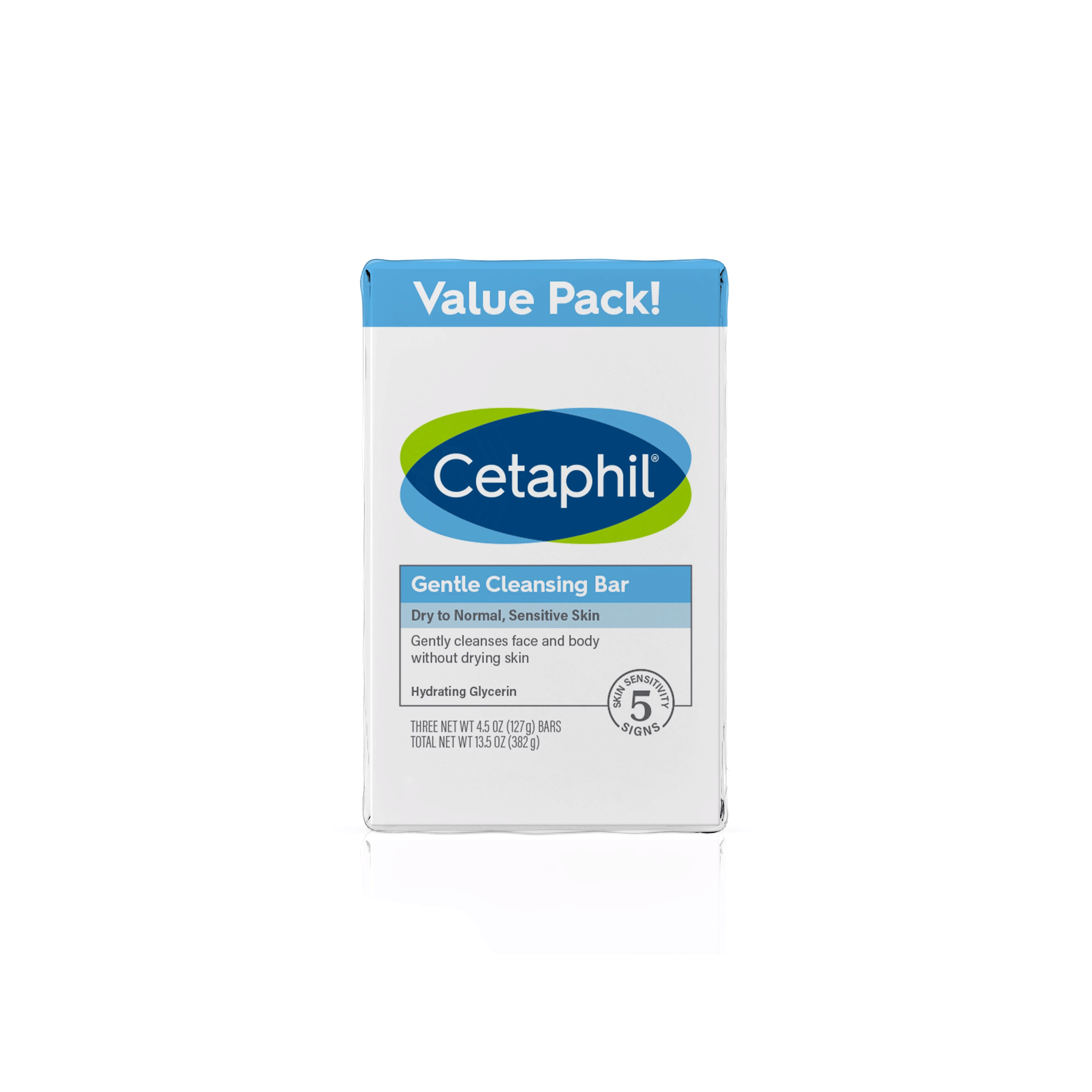 Cetaphil Cleansing Bar, 4.5 oz Bar, Pack of 3 – Coccibeauty