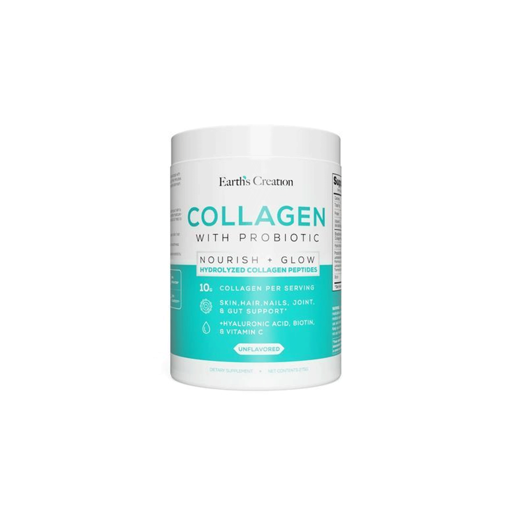 BUY Earth's Creation Collagen With Probiotic - 275g – Coccibeauty