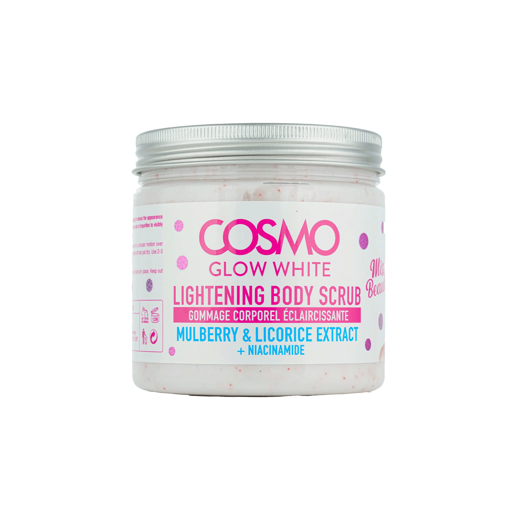 Cosmo Glow White - Lightening Body Scrub - 475ML – Coccibeauty