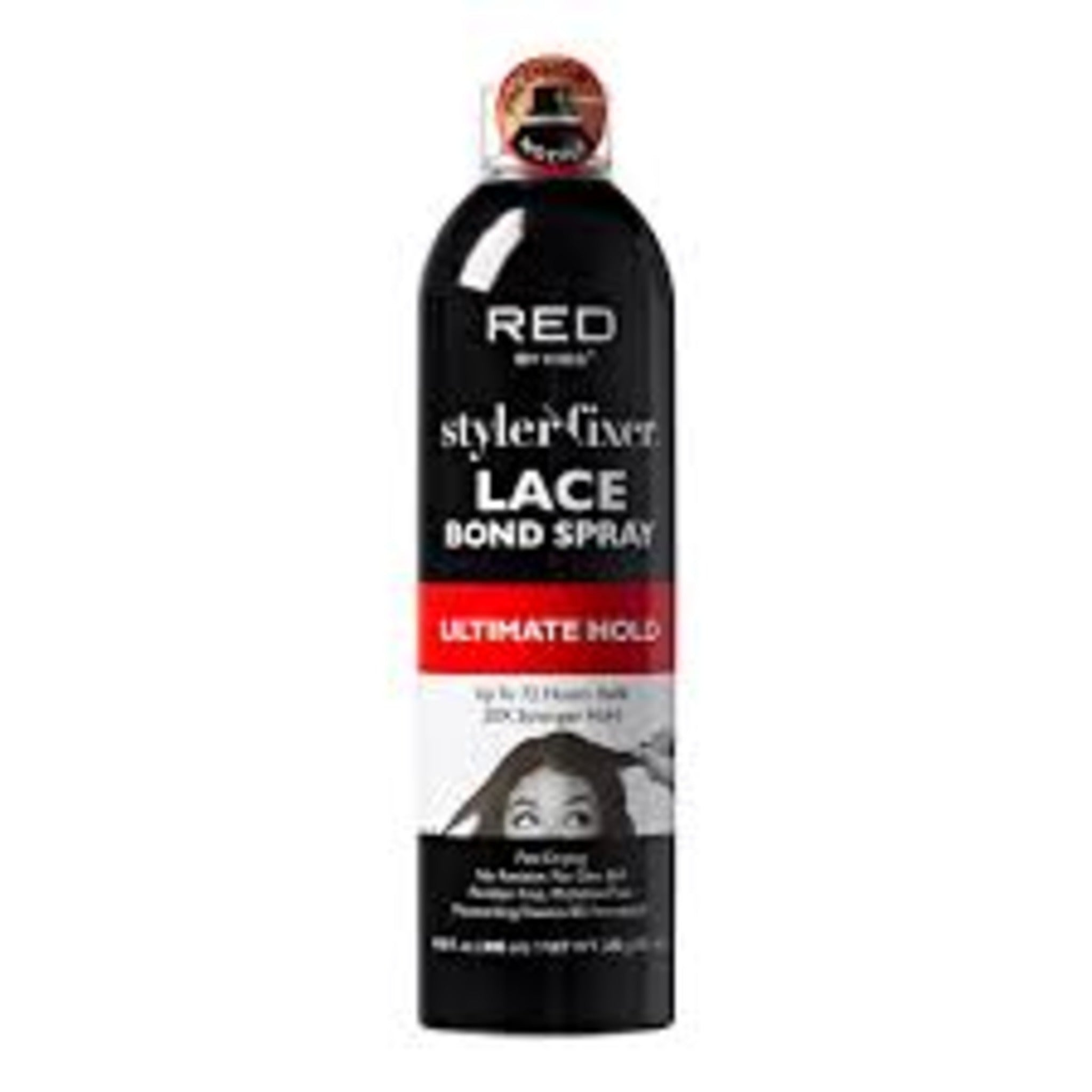 BUY RED by Kiss Styler Fixer | Ultimate Hold Lace Bond Spray – Coccibeauty