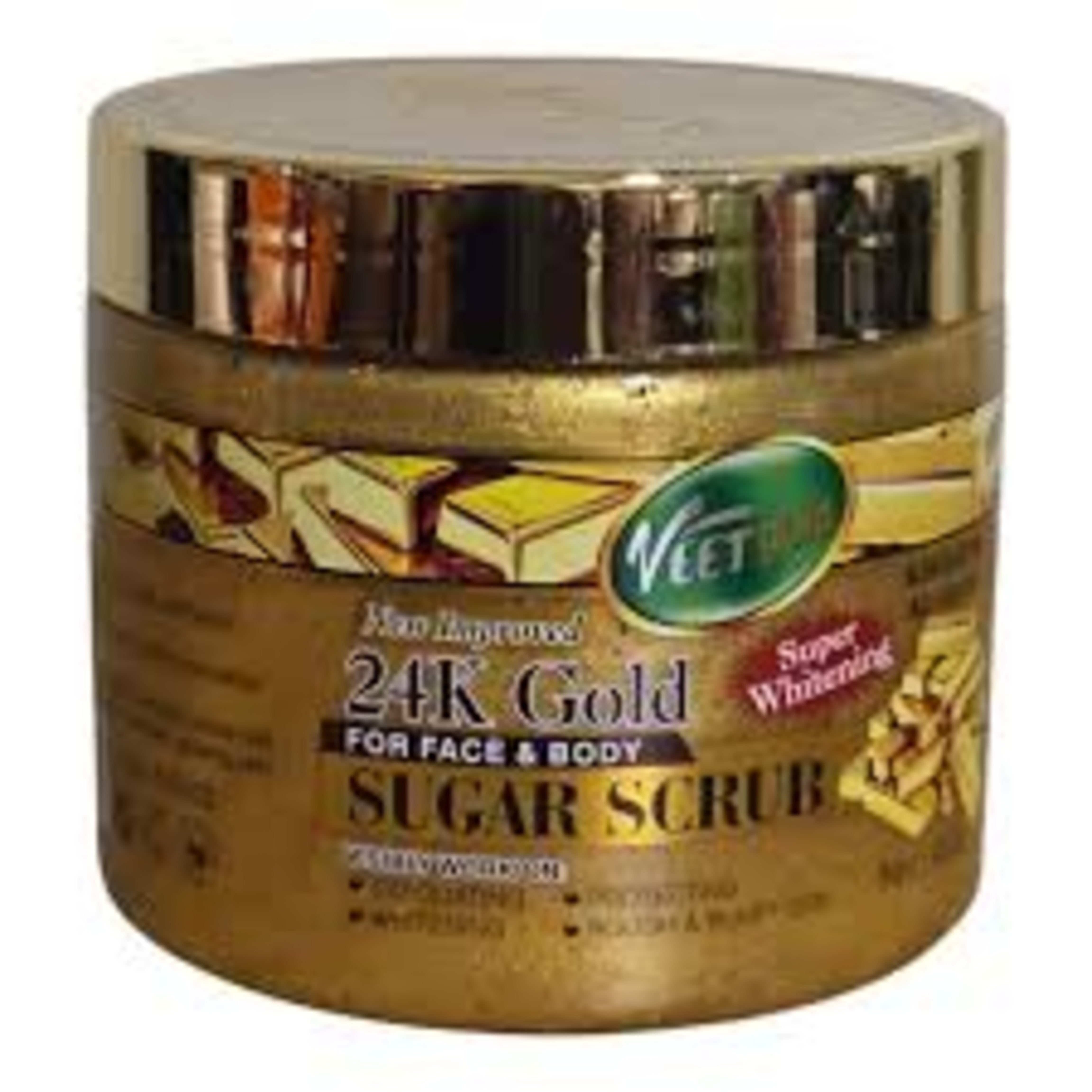 Veet Gold 24K Gold Sugar Face & Body Scrub – Coccibeauty