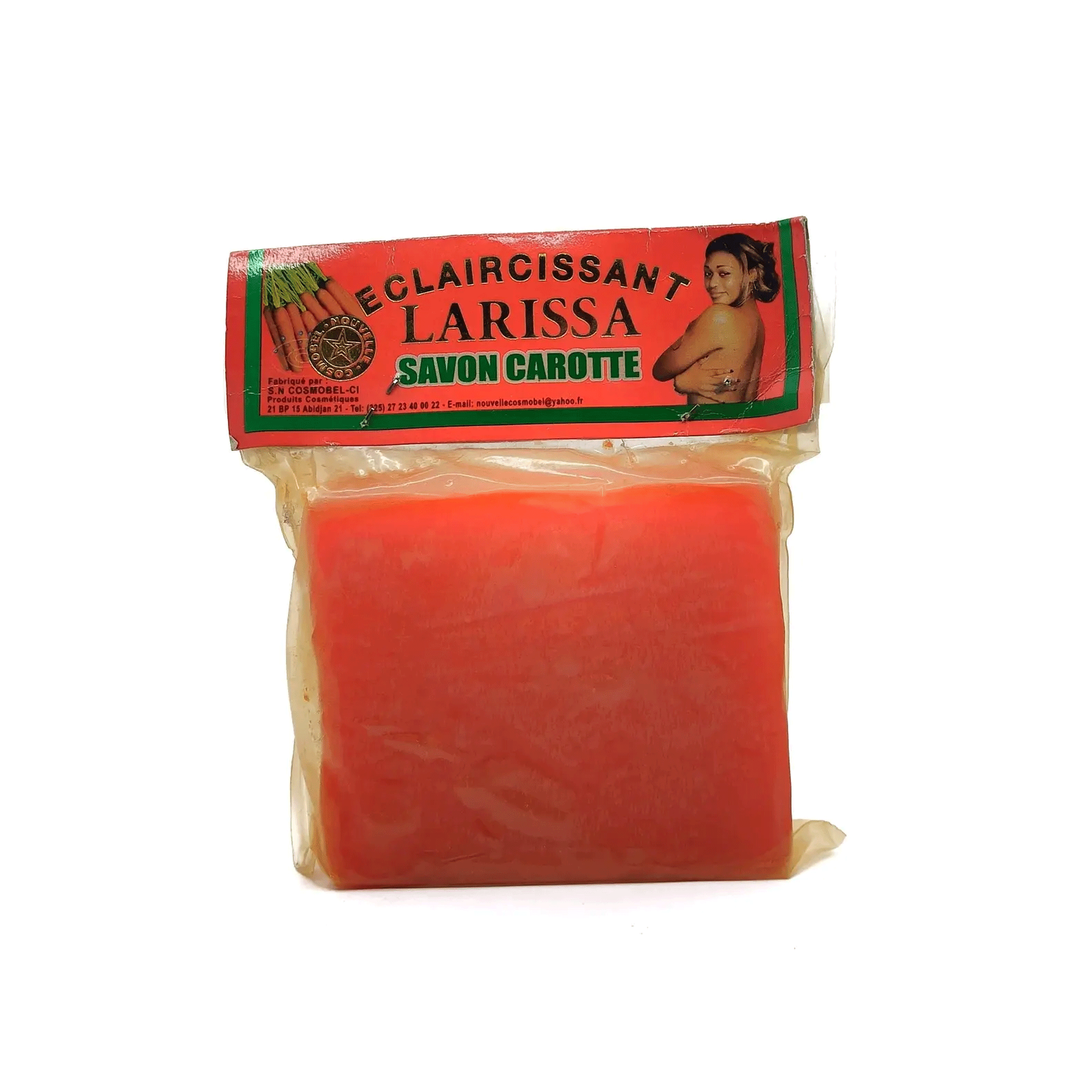 Eclaircissant Larissa Savon Carotte 225g – Coccibeauty