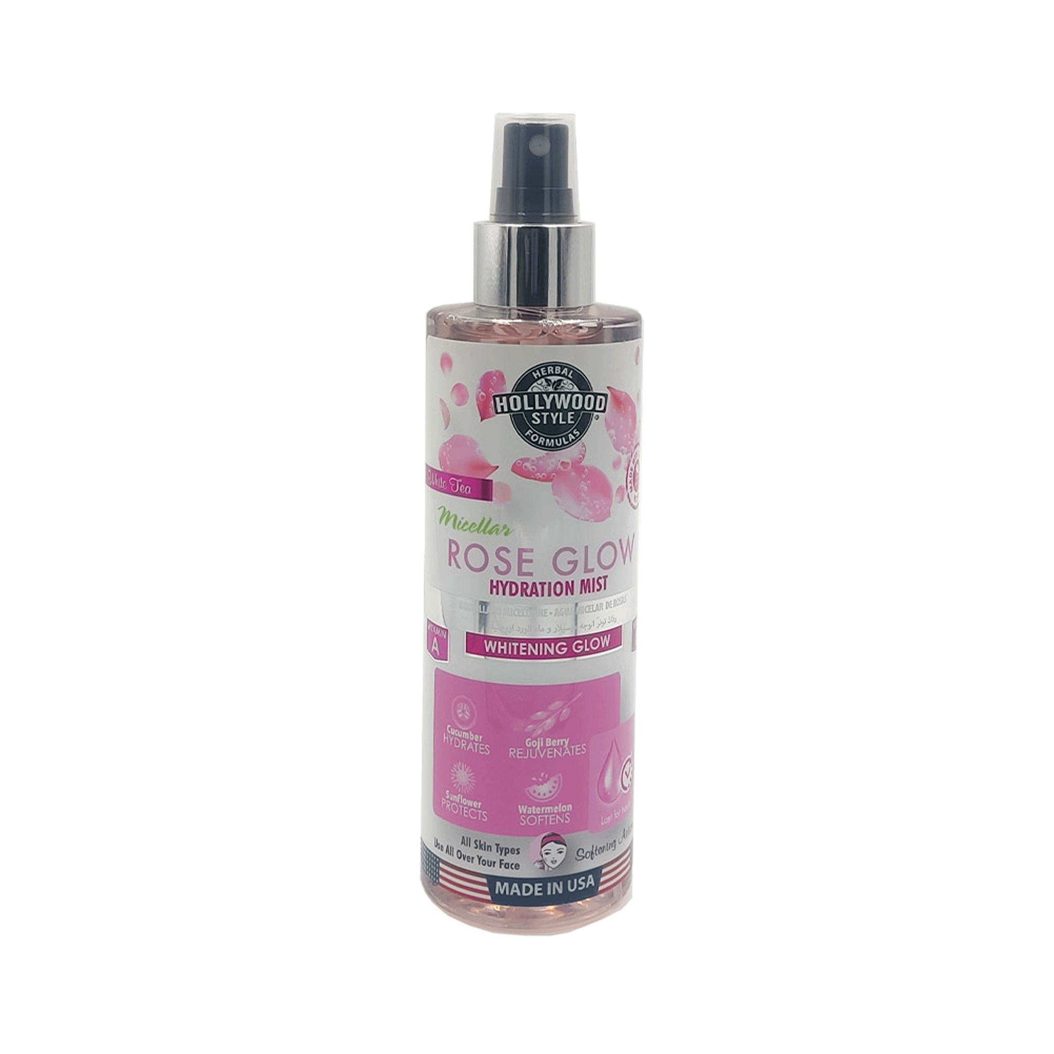 Buy Hollywood Style Micellar Rose Glow Hydration Mist – Coccibeauty