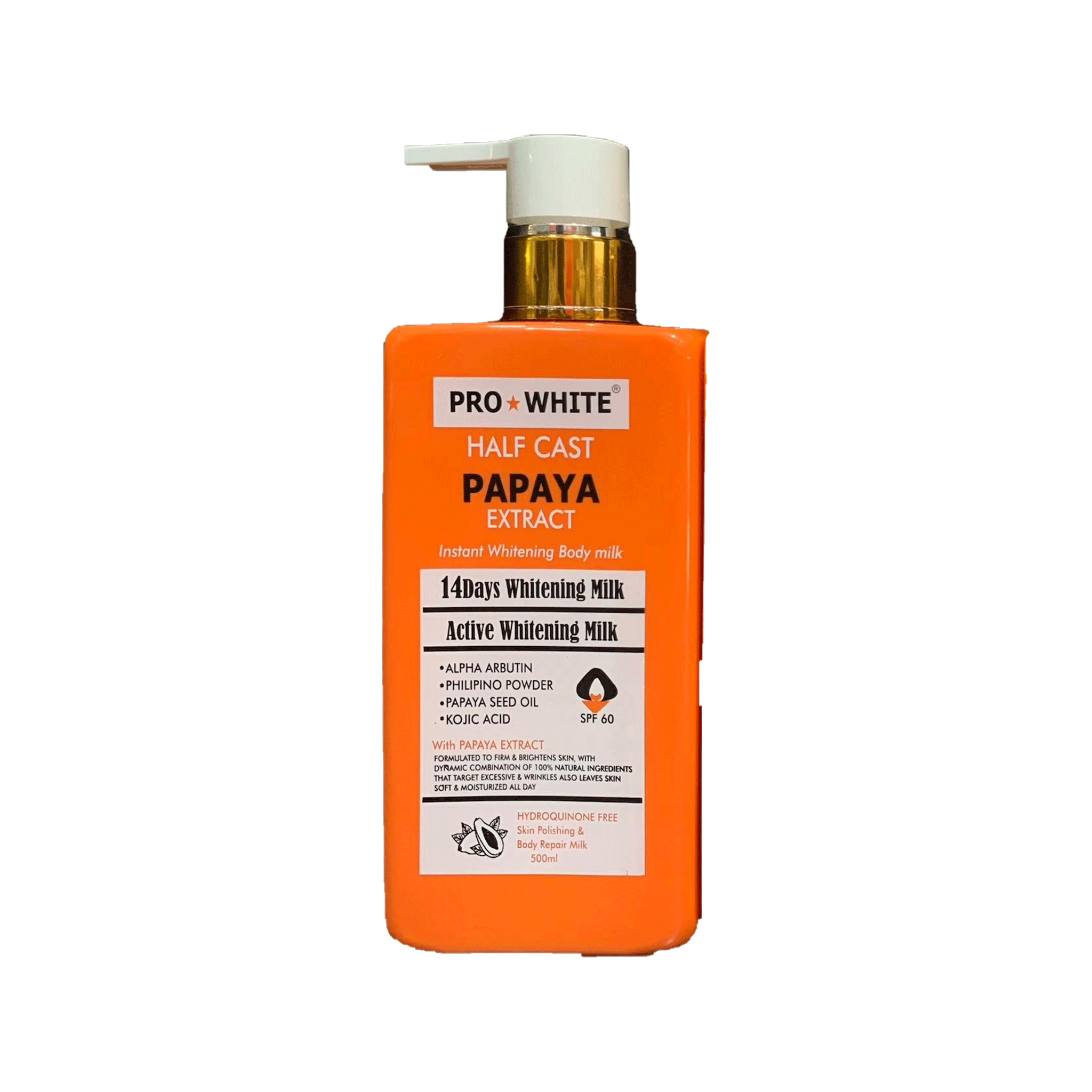 Buy Pro White Papaya Whitening Milk 500ml | Smooth Glowing Skin ...