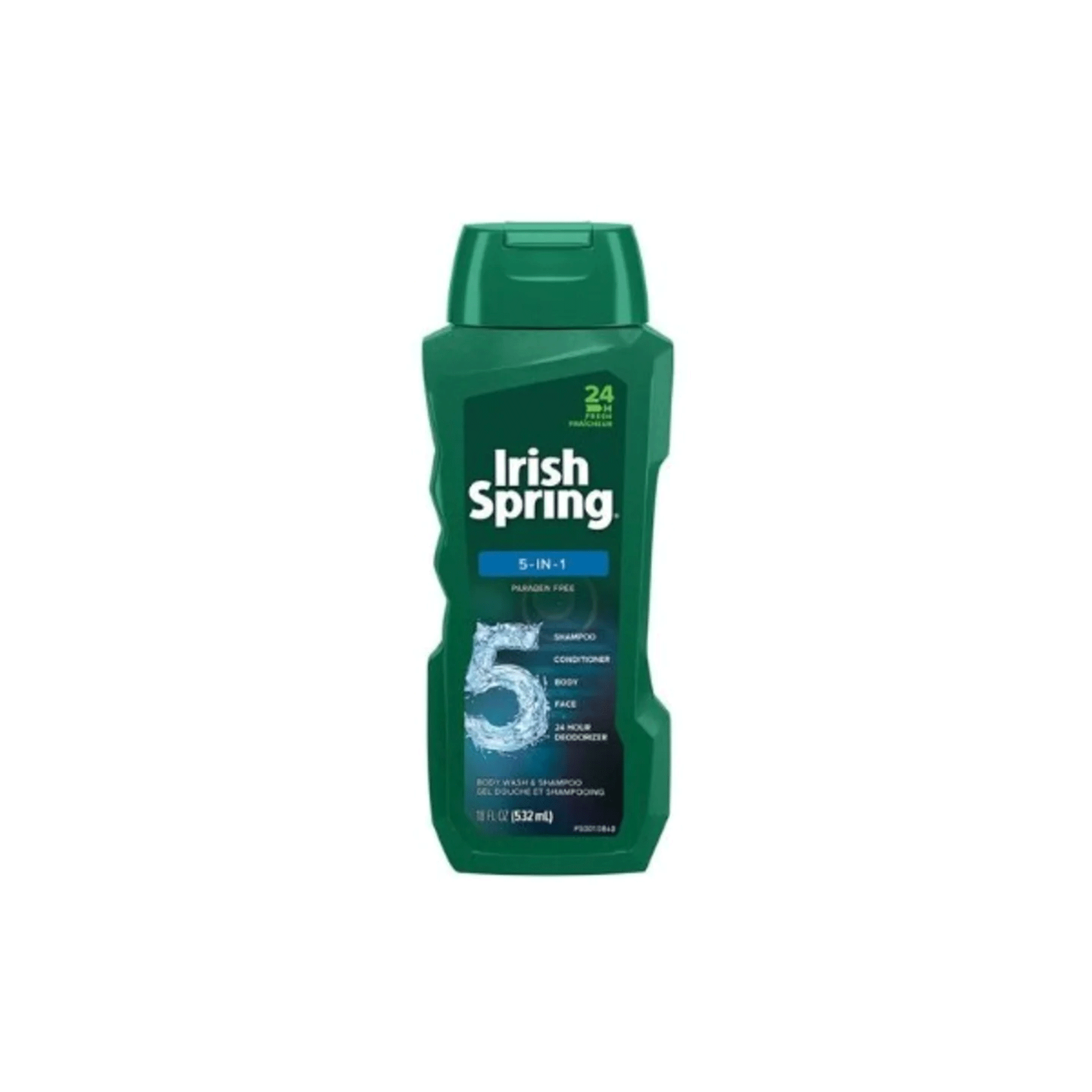 Irish Spring 5-in-1 Body Wash With Shampoo & Conditioner + Deodorizer ...