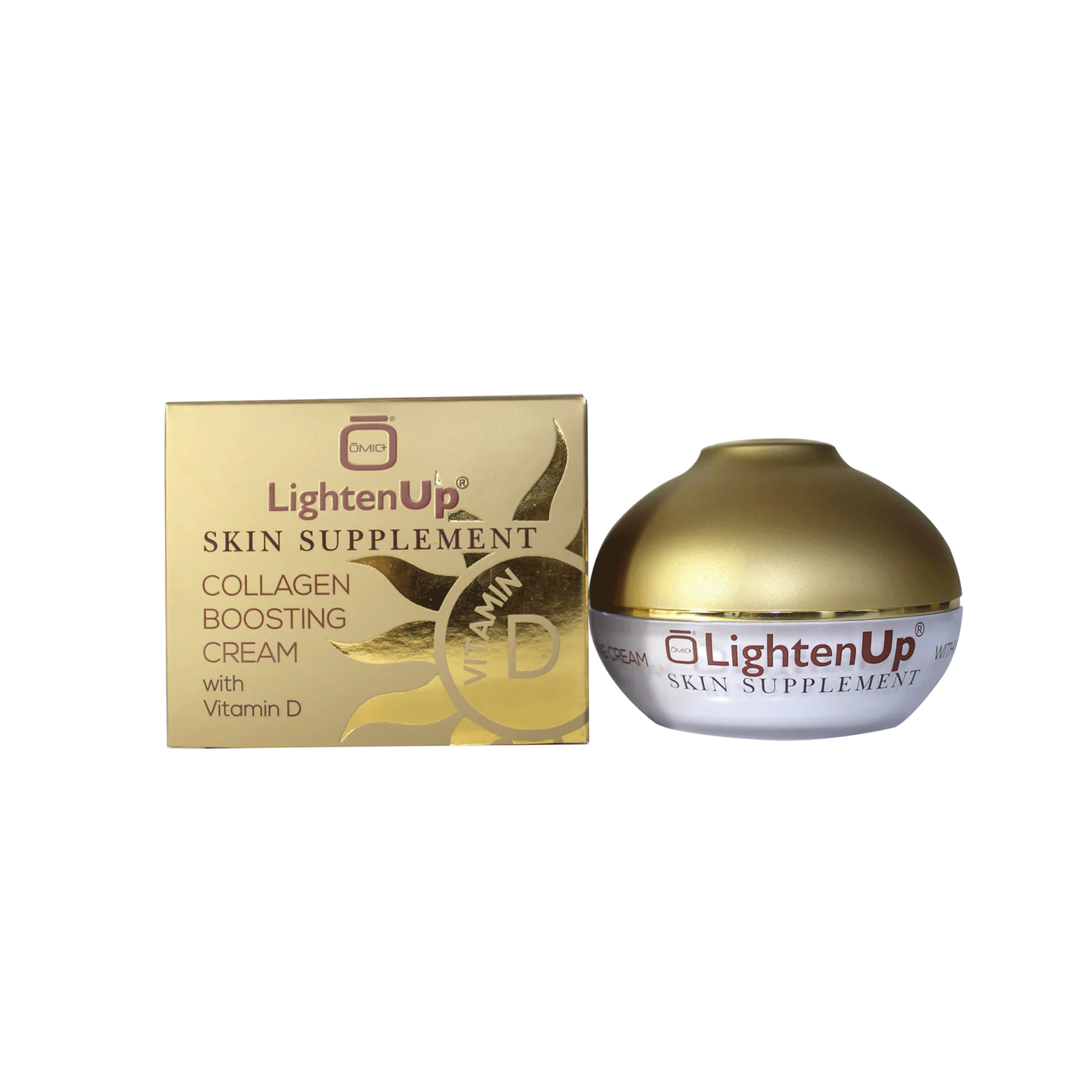 Omic LightenUp Collagen Boosting Cream with Vitamin D - 100ml – Coccibeauty