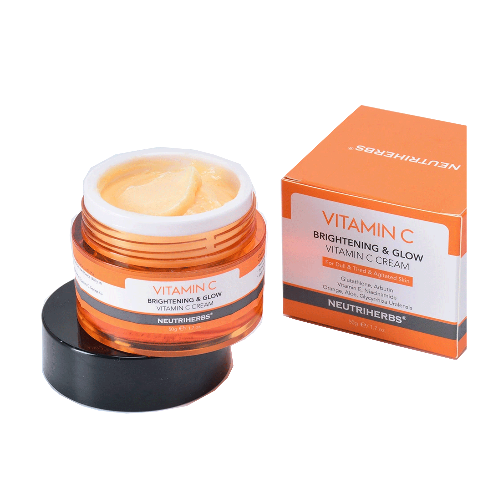 VITAMIN C BRIGHTENING & GLOW FACE CREAM - 50G – Coccibeauty