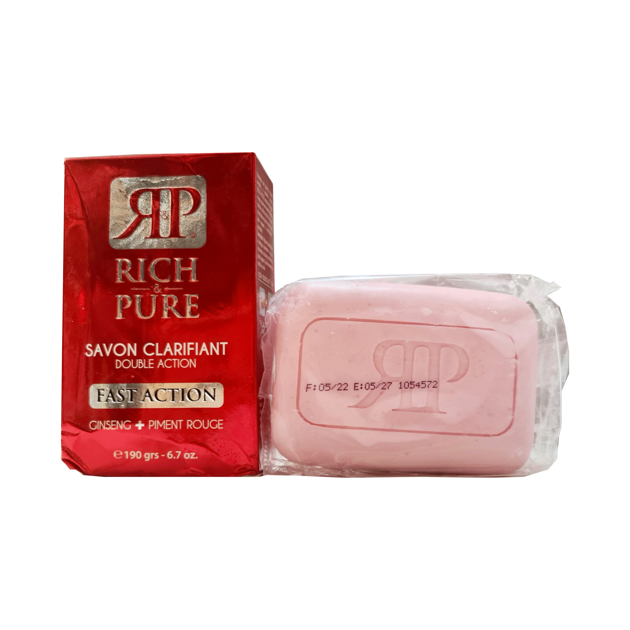 Rich & Pure Clarifying Soap With Ginseng + Red Pepper - 190g – Coccibeauty