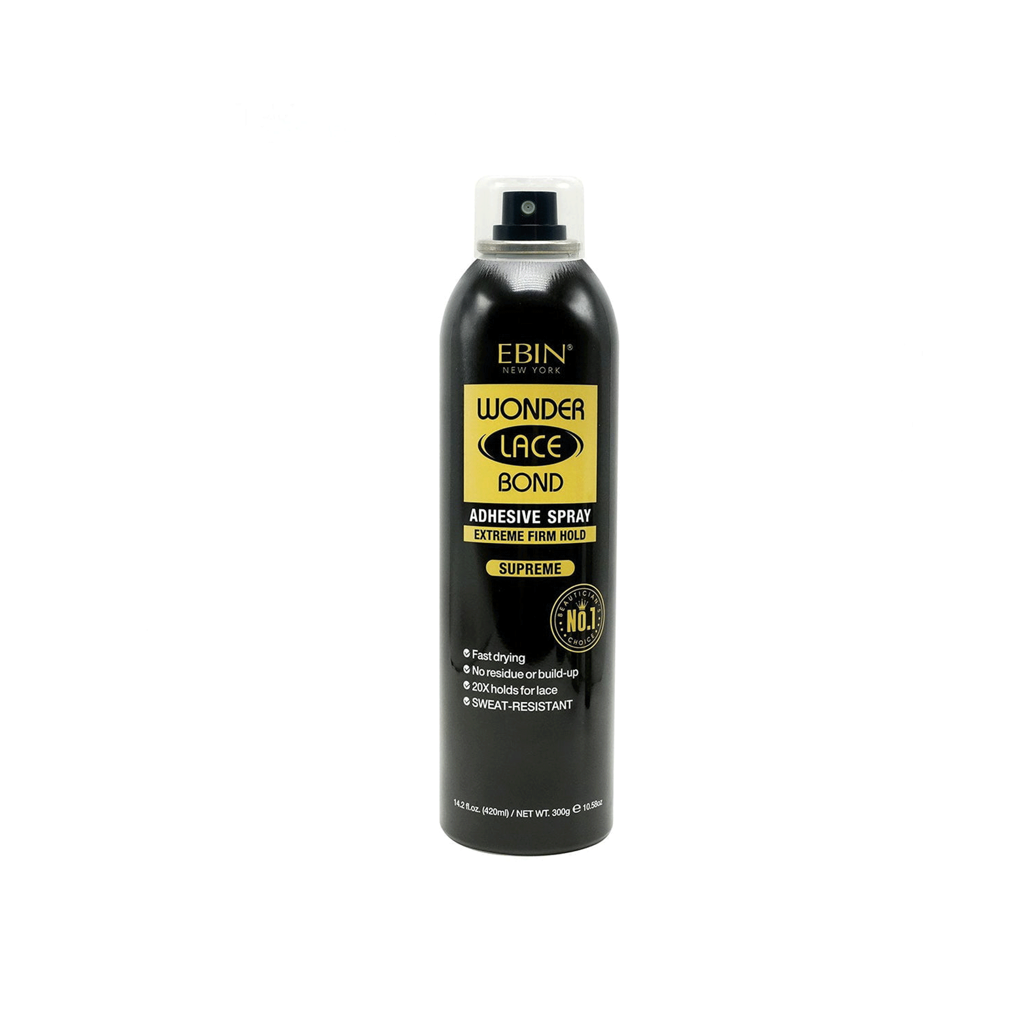 EBIN - Wonder Lace Bond Adhesive Spray Extreme Firm Hold SUPREME 400ml ...