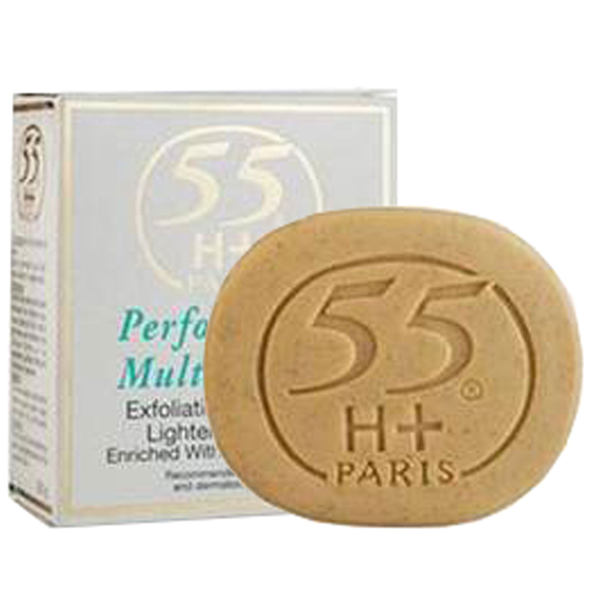 55H+ Performance Multi Action Exfoliating Purifying Lightening Soap ...