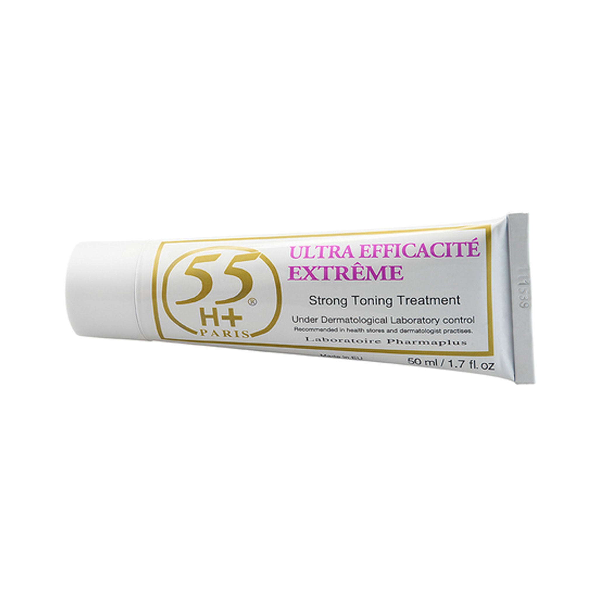 55H+ Ultra Efficacite Exceptionnel Strong Toning Treatment Tube Cream ...