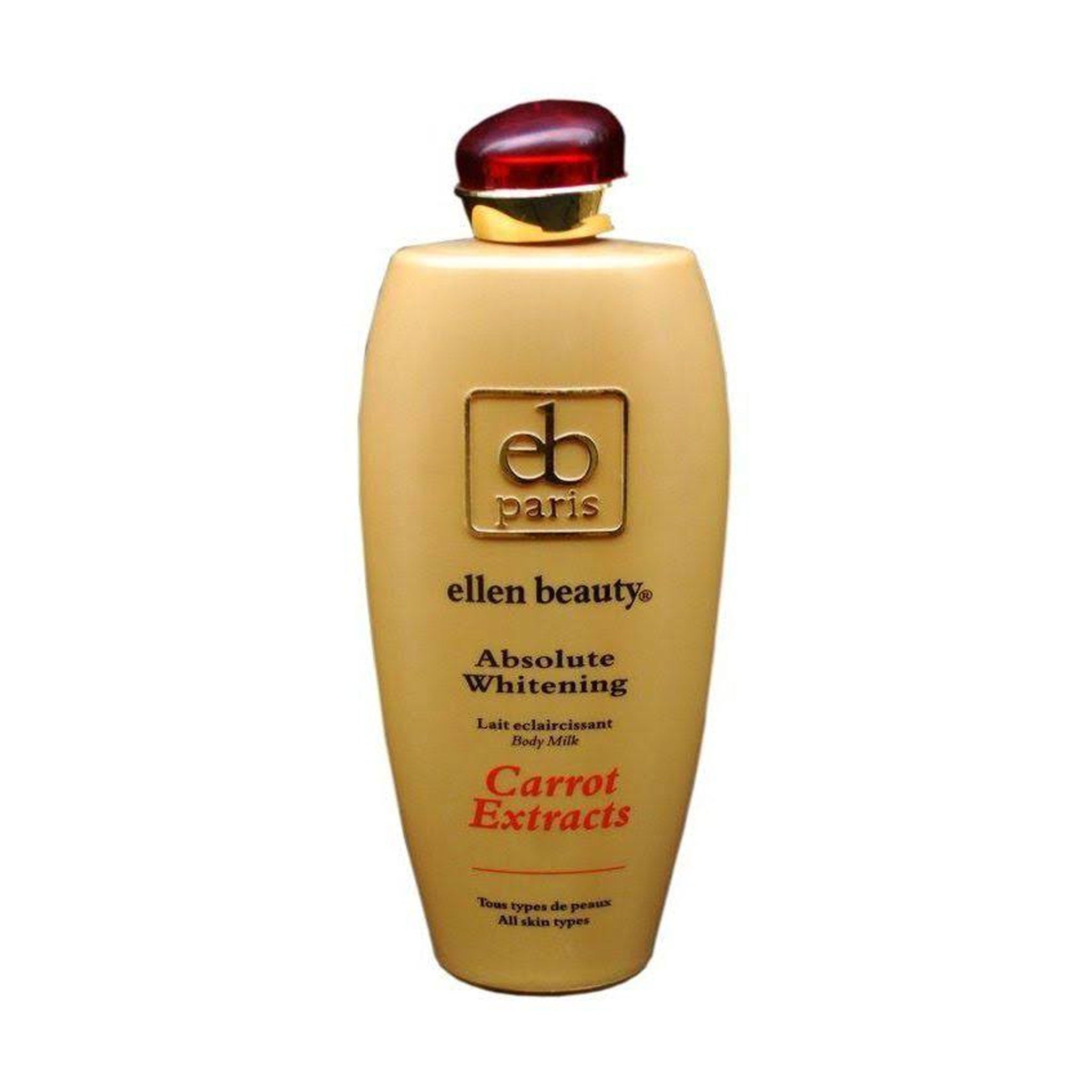 Buy Ellen Beauty Absolute Whitening Carrot Extract Body Milk – Coccibeauty
