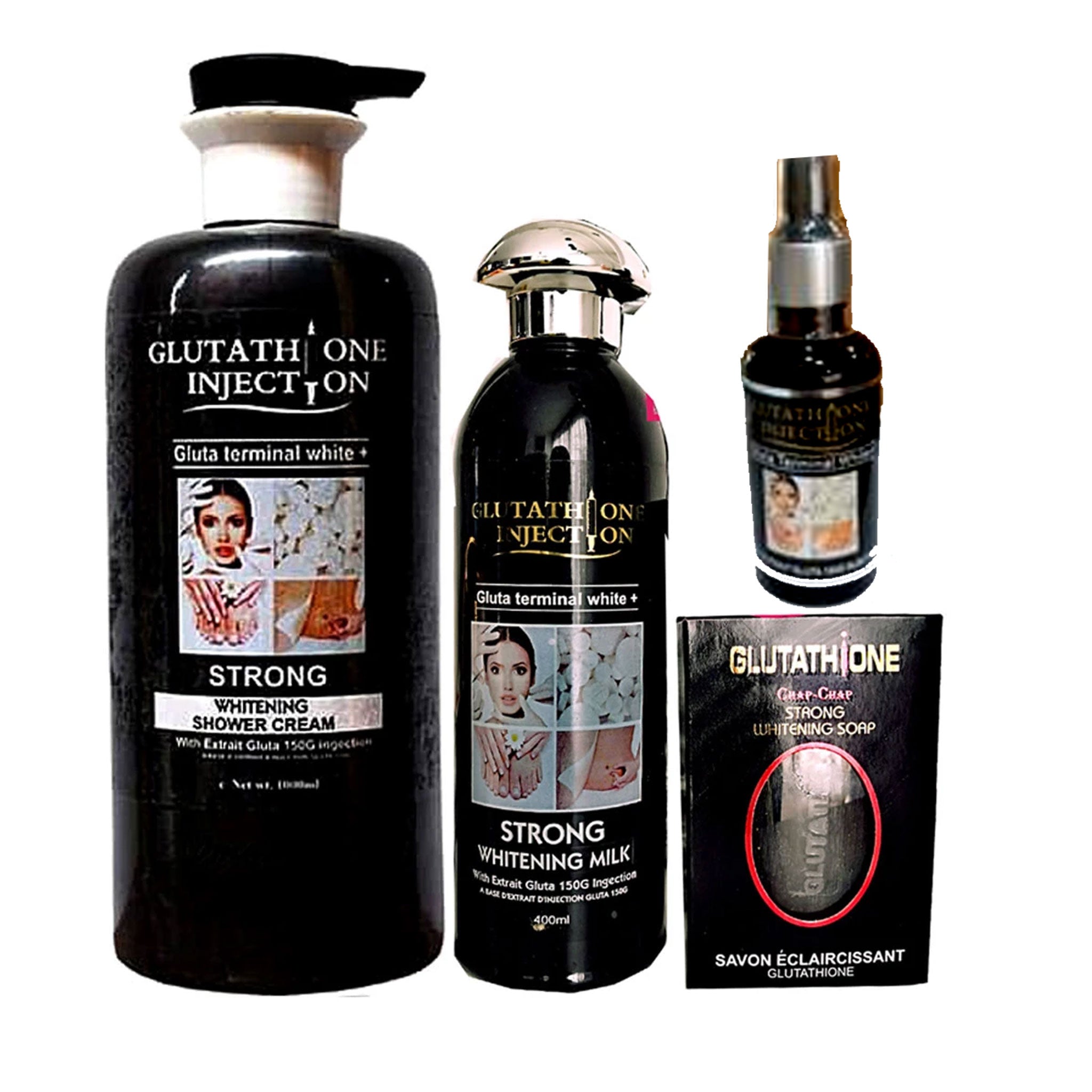 Glutathione Injection (Lotion, Serum, Shower Cream And Soap) 4-pc Set ...