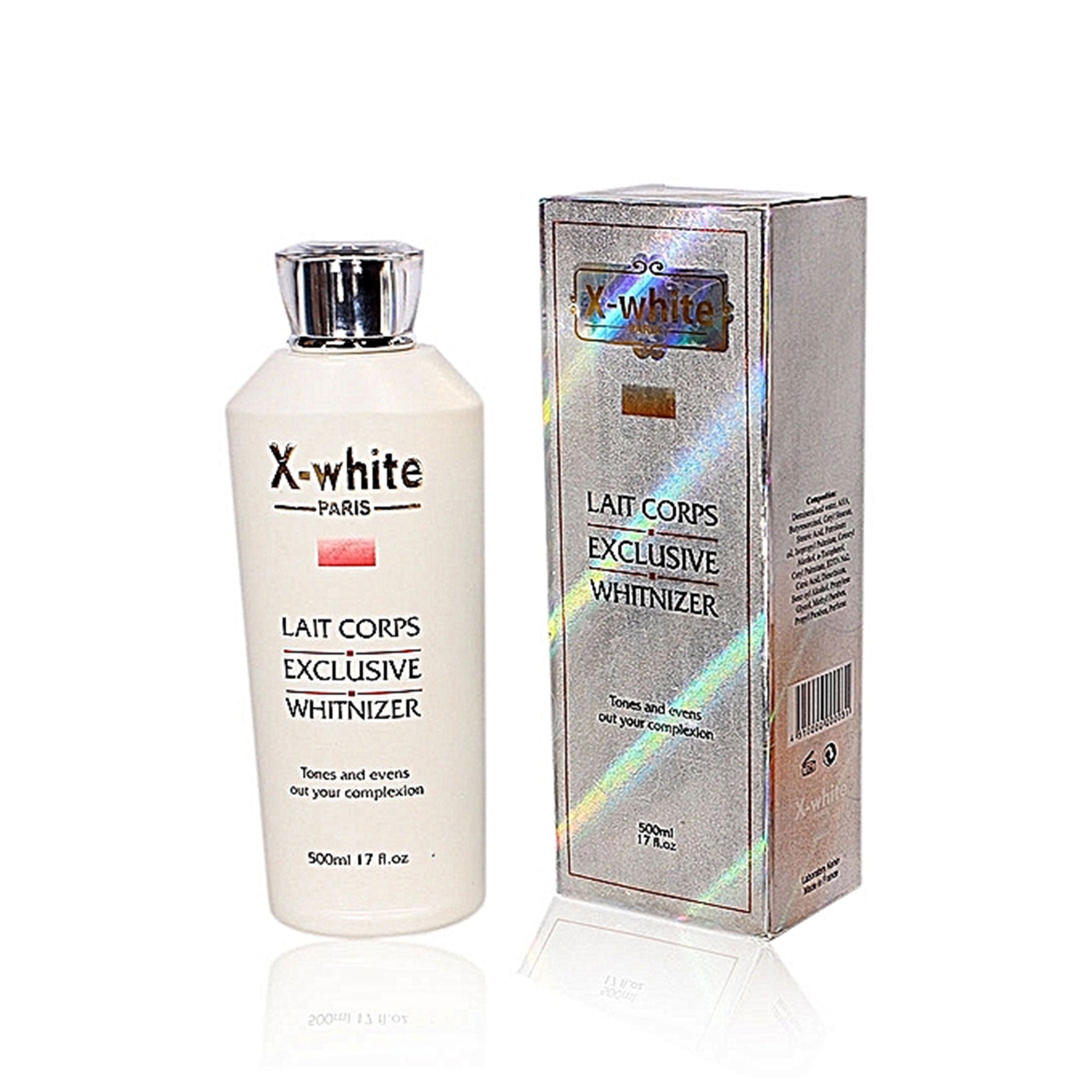 x white Exclusive Whitenizer Body Lotion 500ml – Coccibeauty