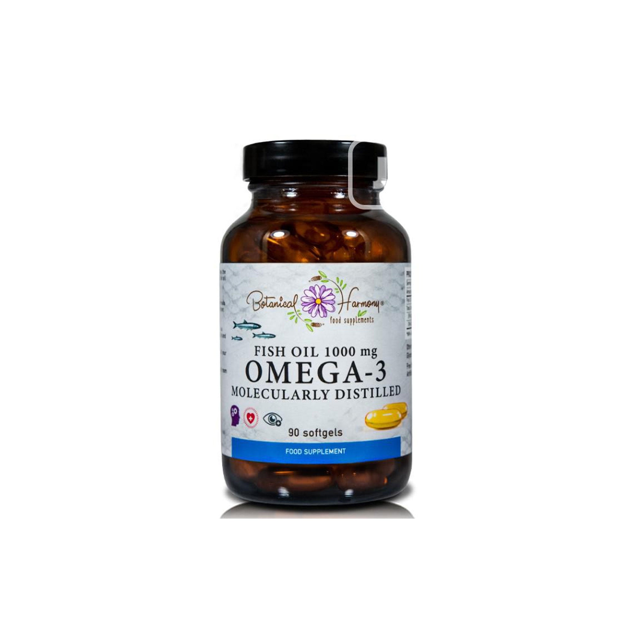 Botanical Harmony Fish Oil 1000 Mg Omega 3 - 90 Softgels – Coccibeauty