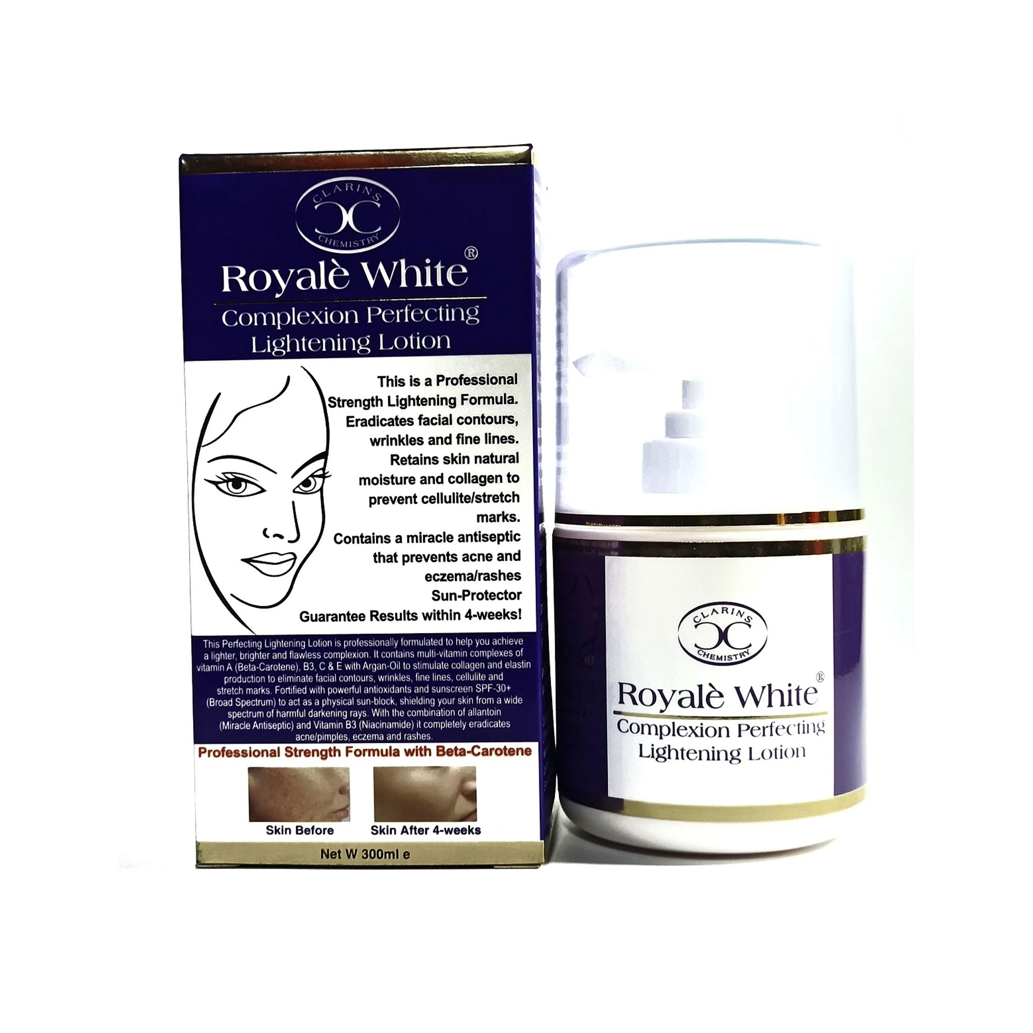 Buy Royale White Complexion Perfecting Lightening Lotion 300ml ...