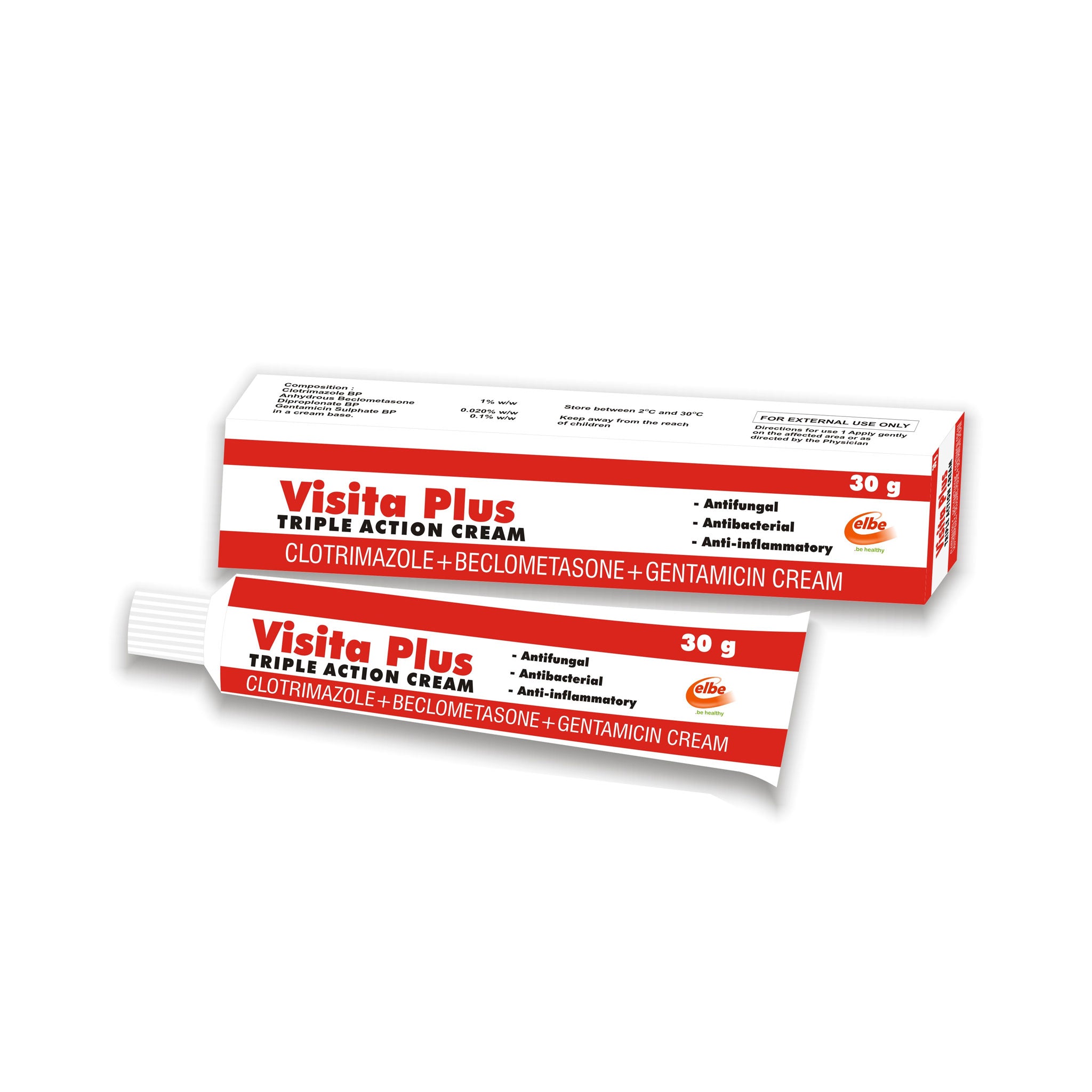 BUY Vista Plus Triple Action Cream 30g - Online – Coccibeauty