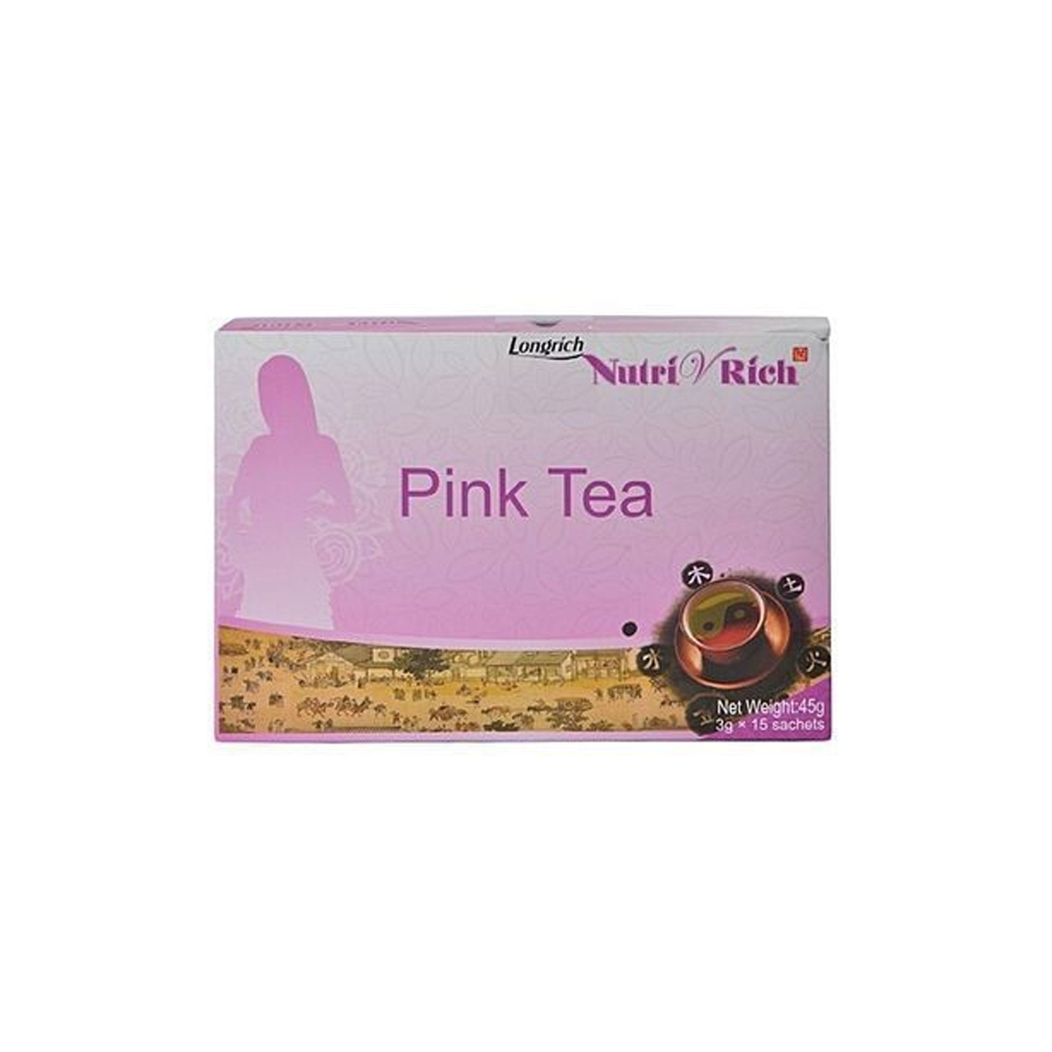 Longrich Pink Slimming Tea For Weight Loss - 15 Tea Bags – Coccibeauty