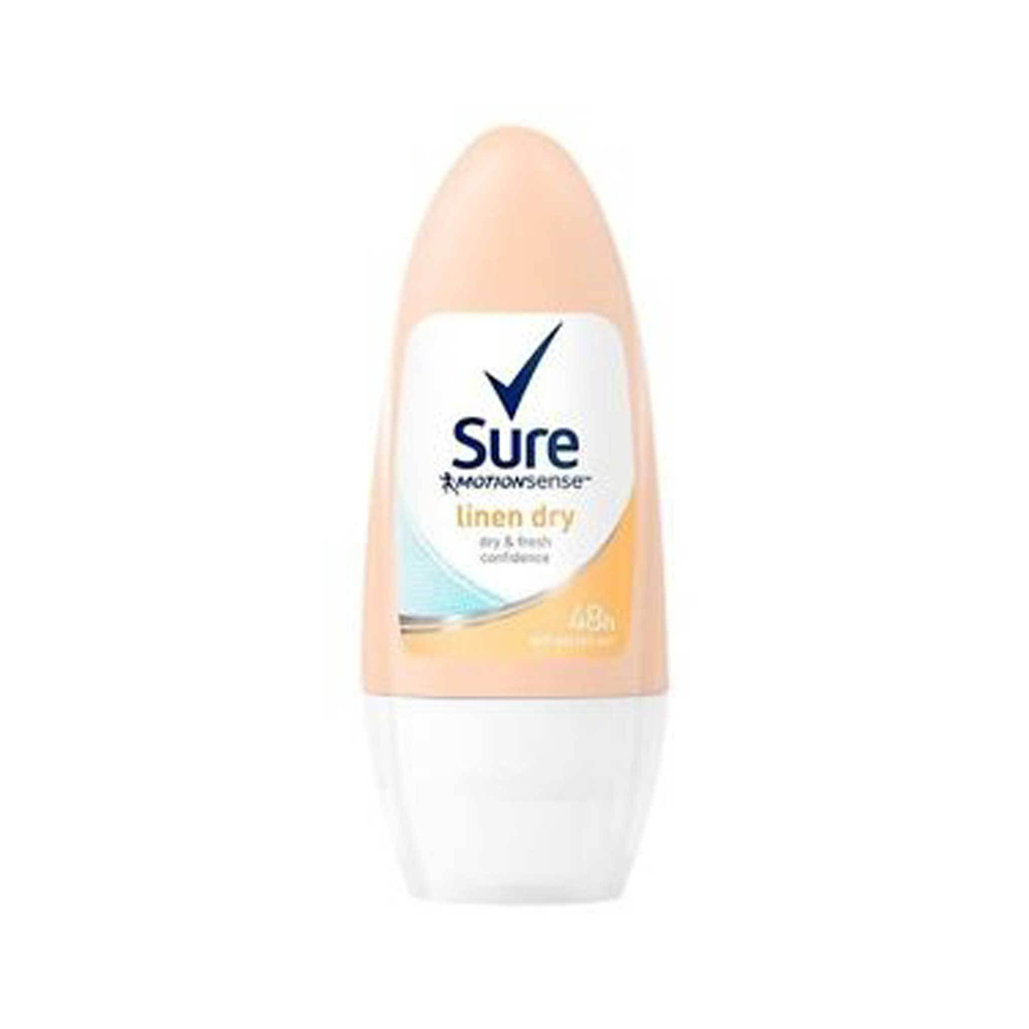 Sure Linen Dry Roll On 50ml | Long-Lasting Fresh Protection – Coccibeauty