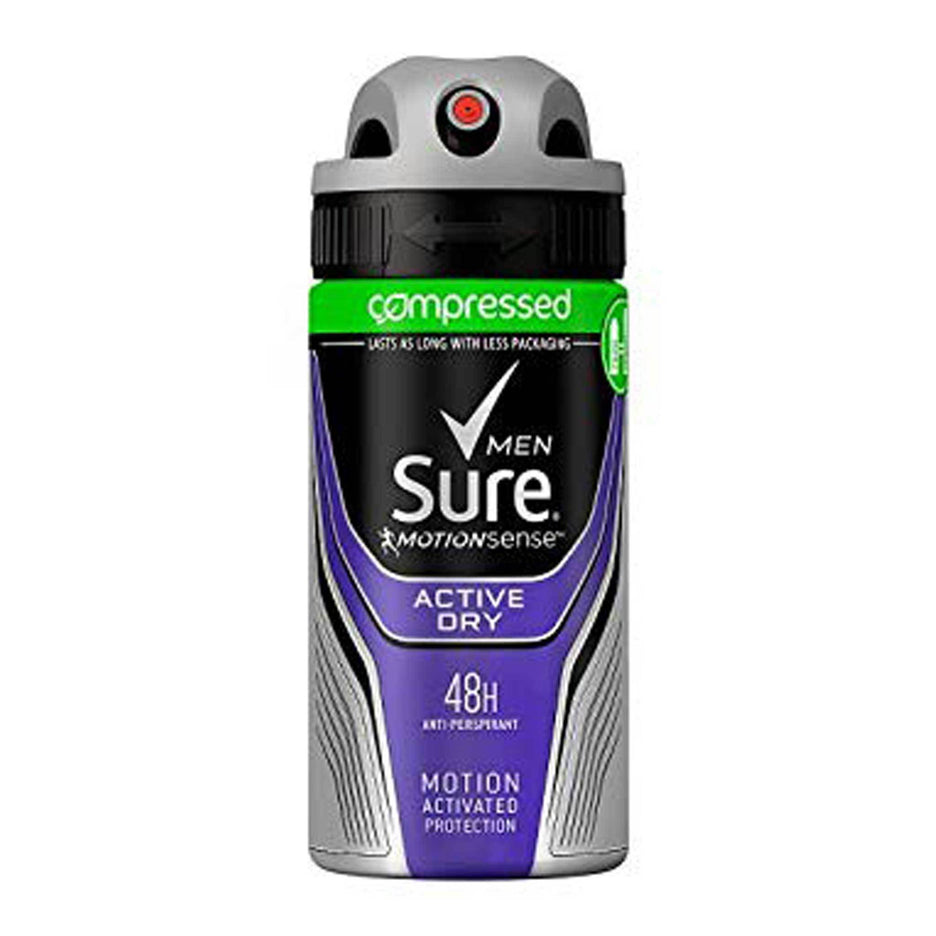 Sure Men Active Dry Antiperspirant Deodorant 250ml – Coccibeauty