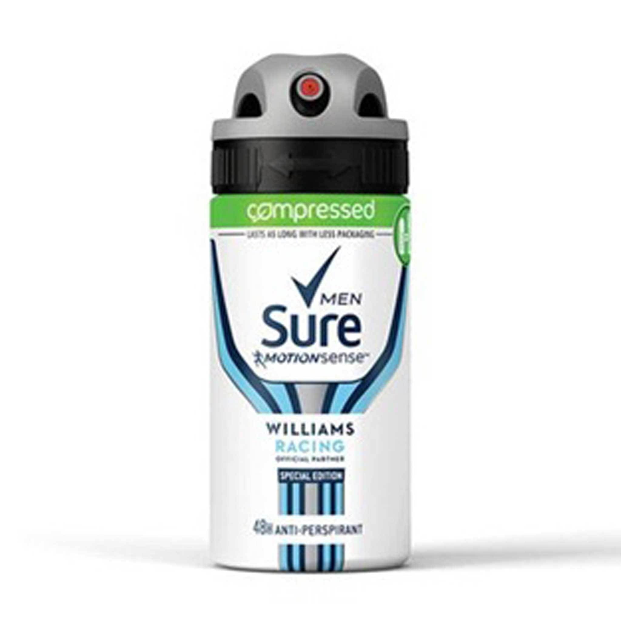 Sure Men Williams Racing Antiperspirant Deodorant 250ml – Coccibeauty