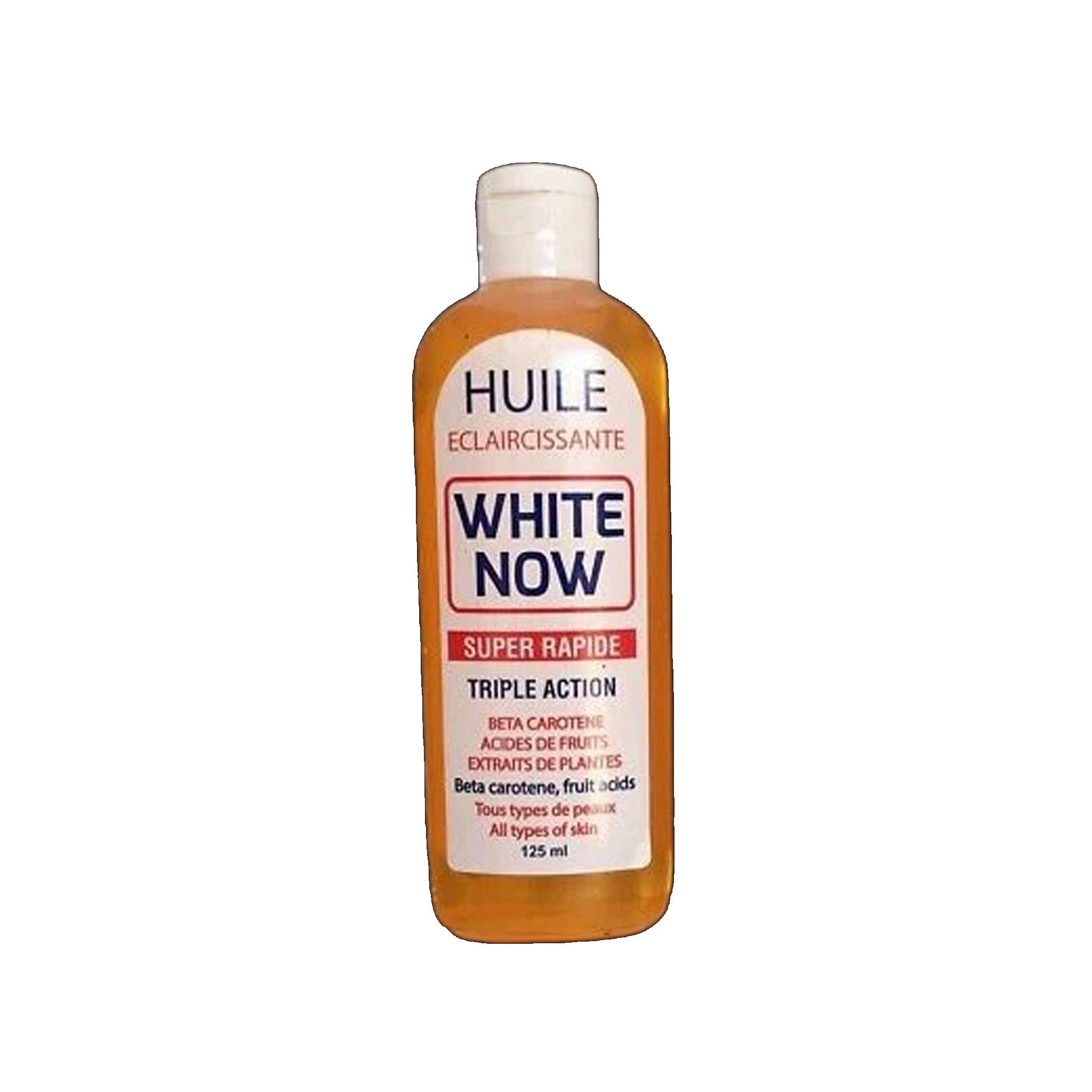 Huile Eclaircissante White Now Lightening Super Rapid Oil 125ml ...